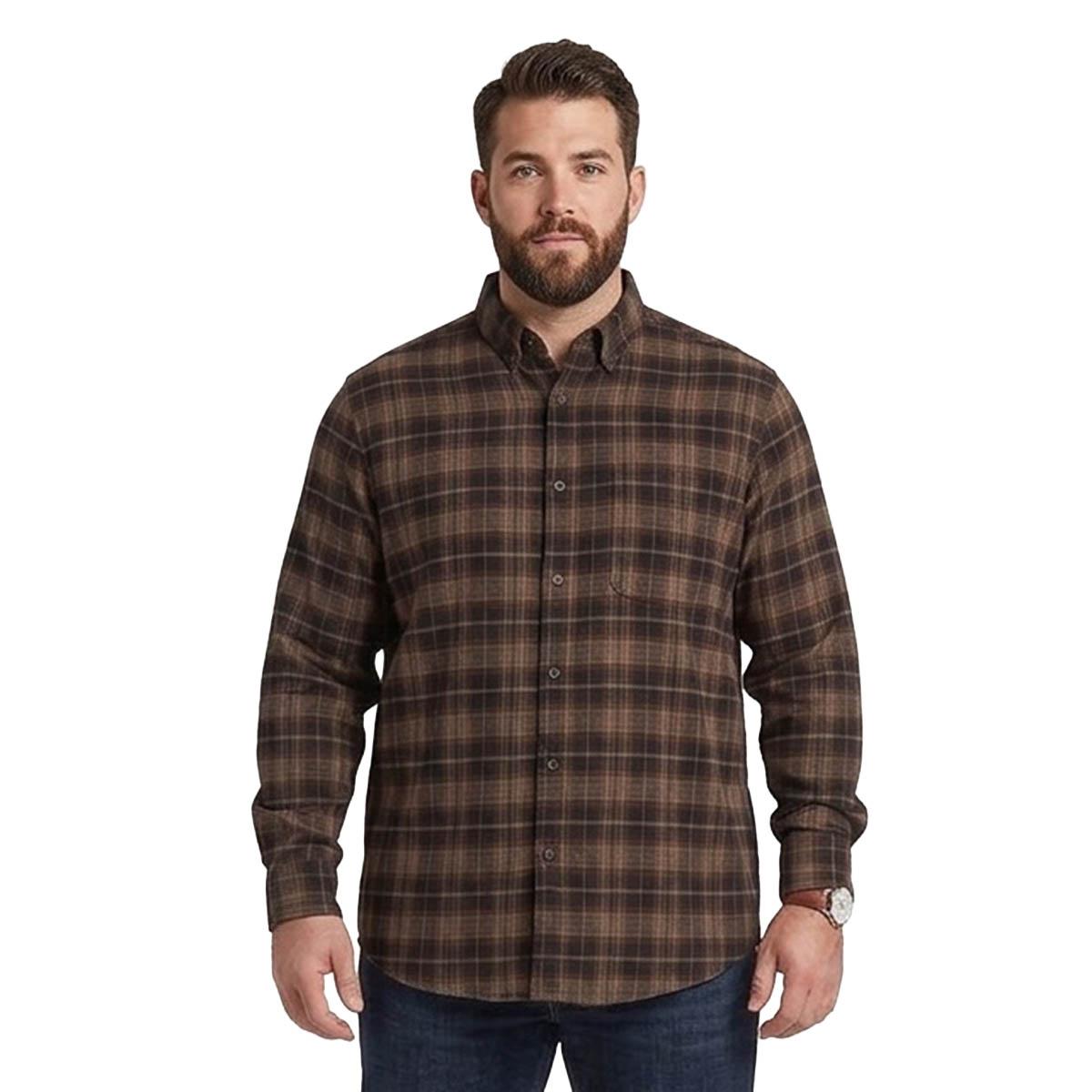 Click here for Mens Big & Tall Mountain Ridge Flannel Shirt - Cho... prices