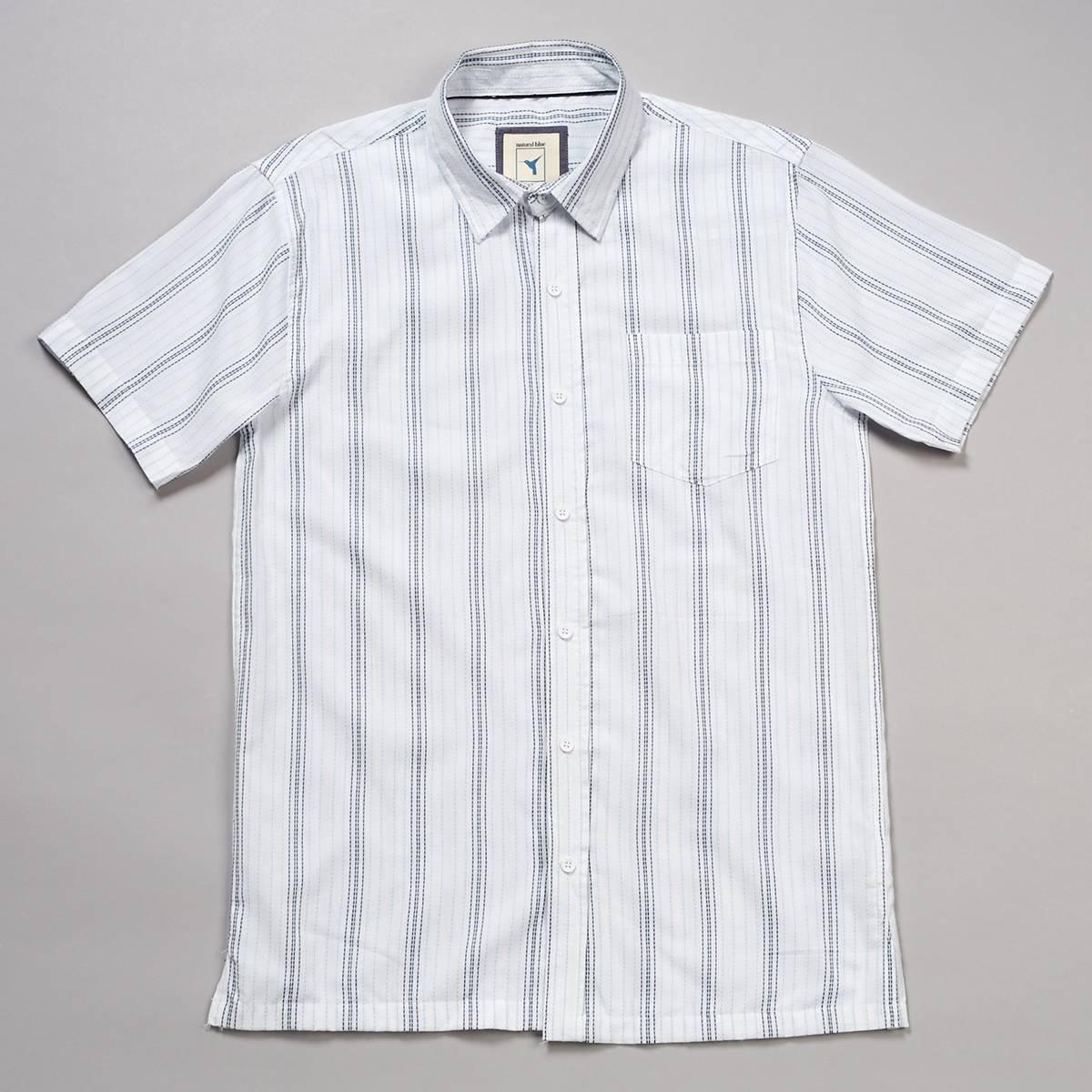 Click here for Mens Natural Blue by Visitor Button Down Shirt - W... prices