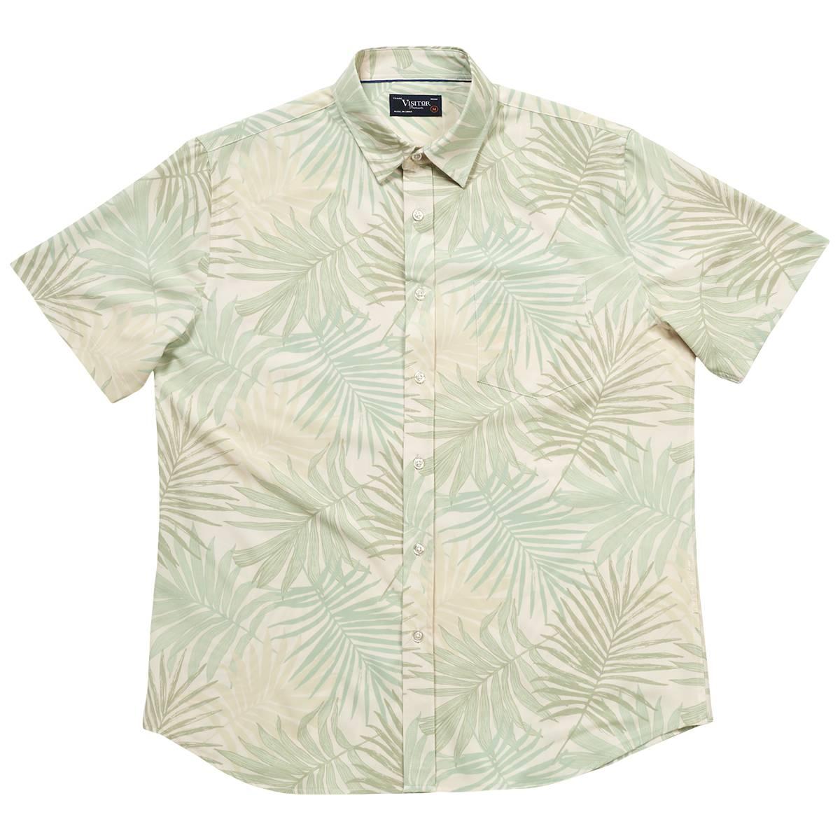 Click here for Mens Visitor Overlapping Ferns Button Down Shirt -... prices