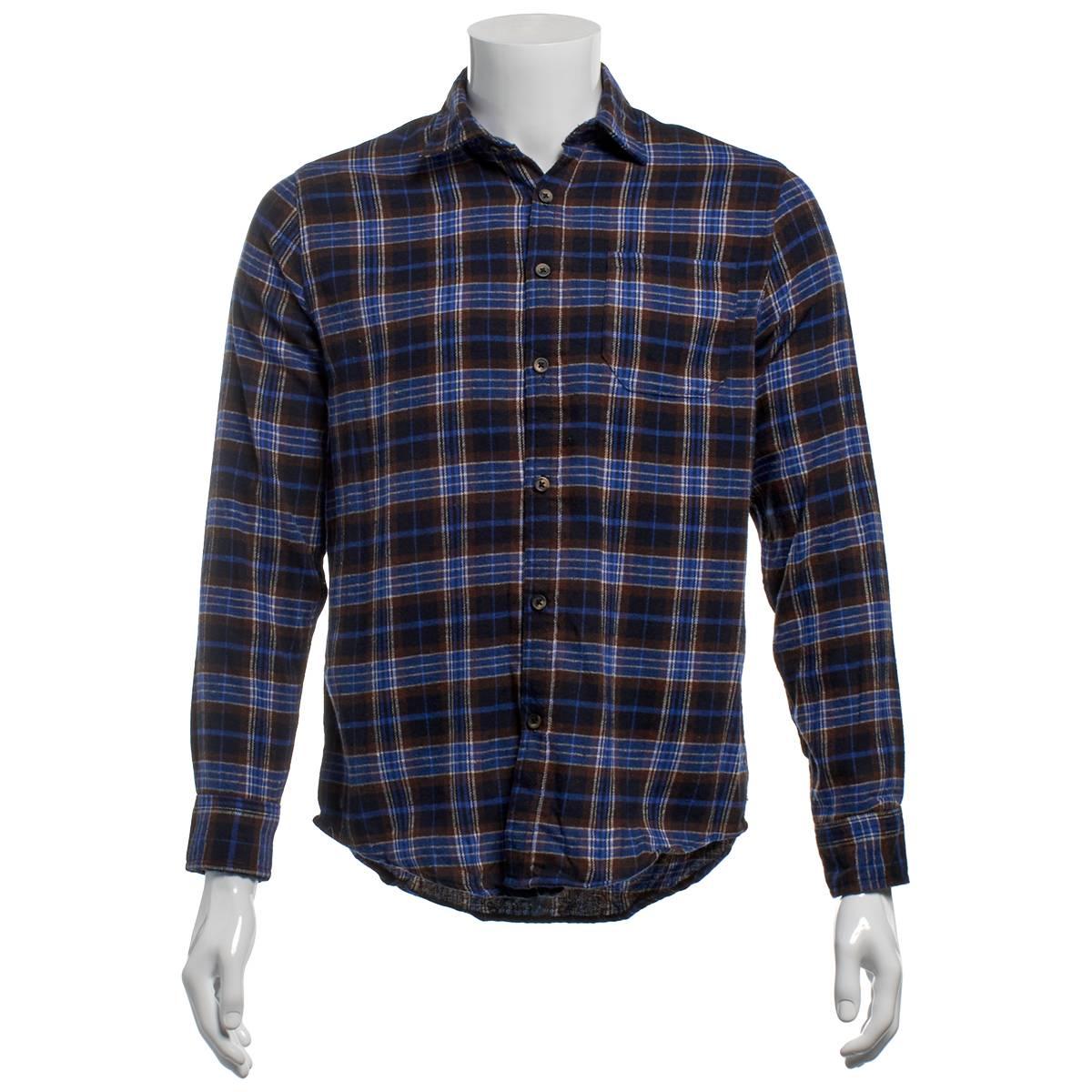 Click here for Mens Mountain Ridge Long Sleeve Flannel Shirt - Ch... prices
