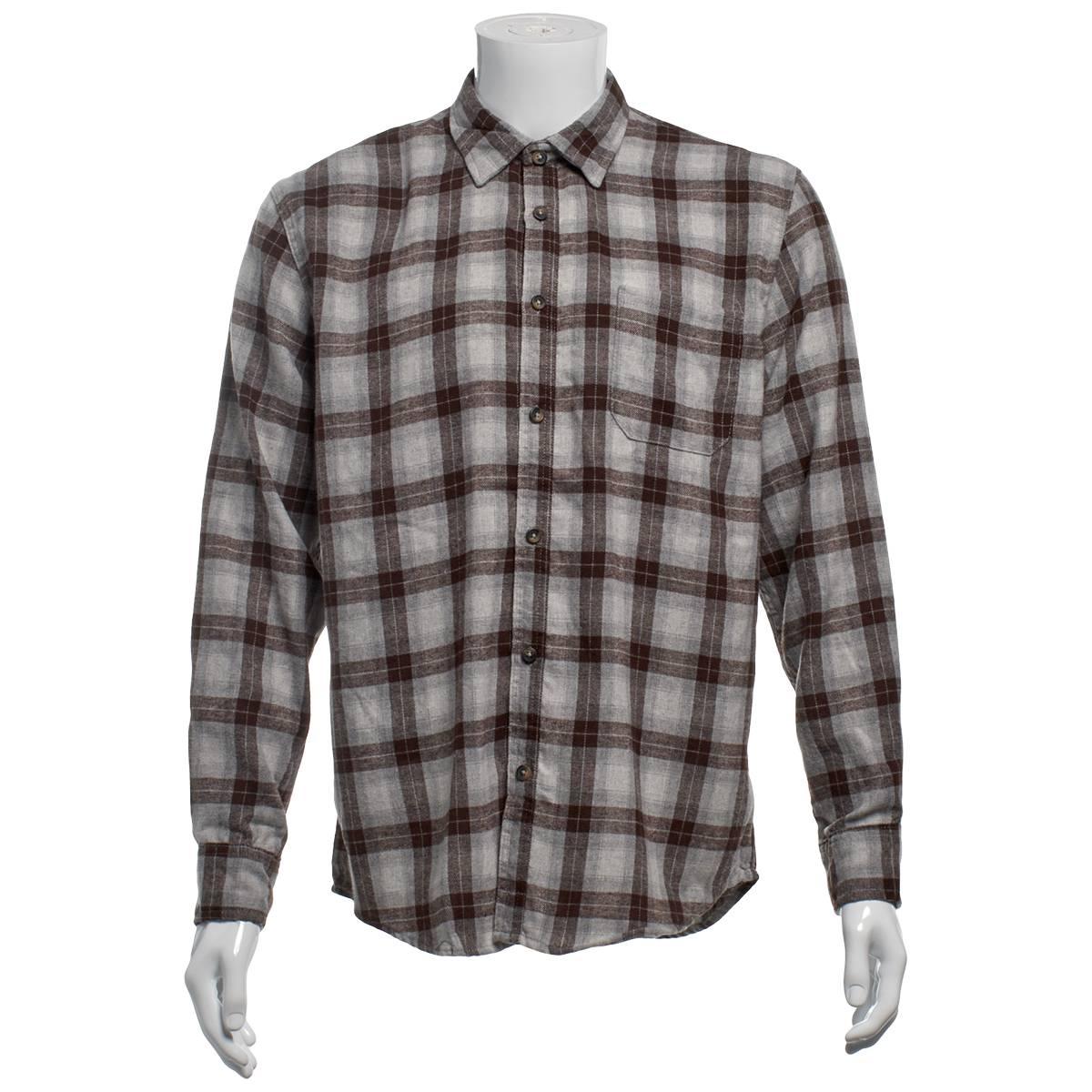 Click here for Mens Mountain Ridge Long Sleeve Flannel Shirt - Ch... prices