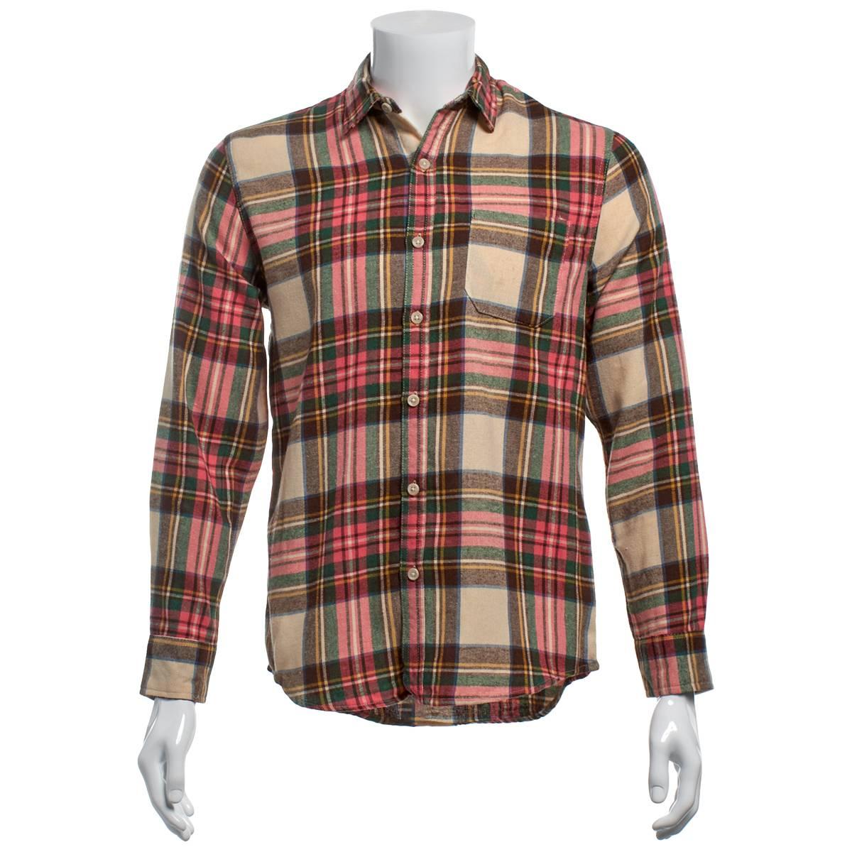 Click here for Mens Mountain Ridge Long Sleeve Flannel Shirt - Or... prices