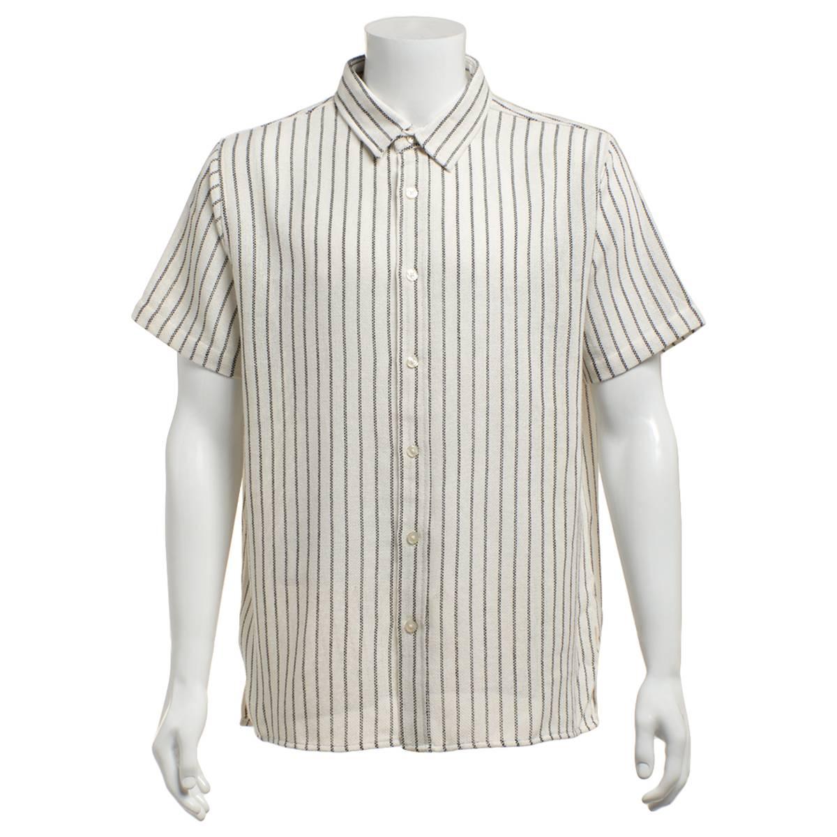 Click here for Young Mens VSTR Vertical Stripe Textured Shirt - W... prices