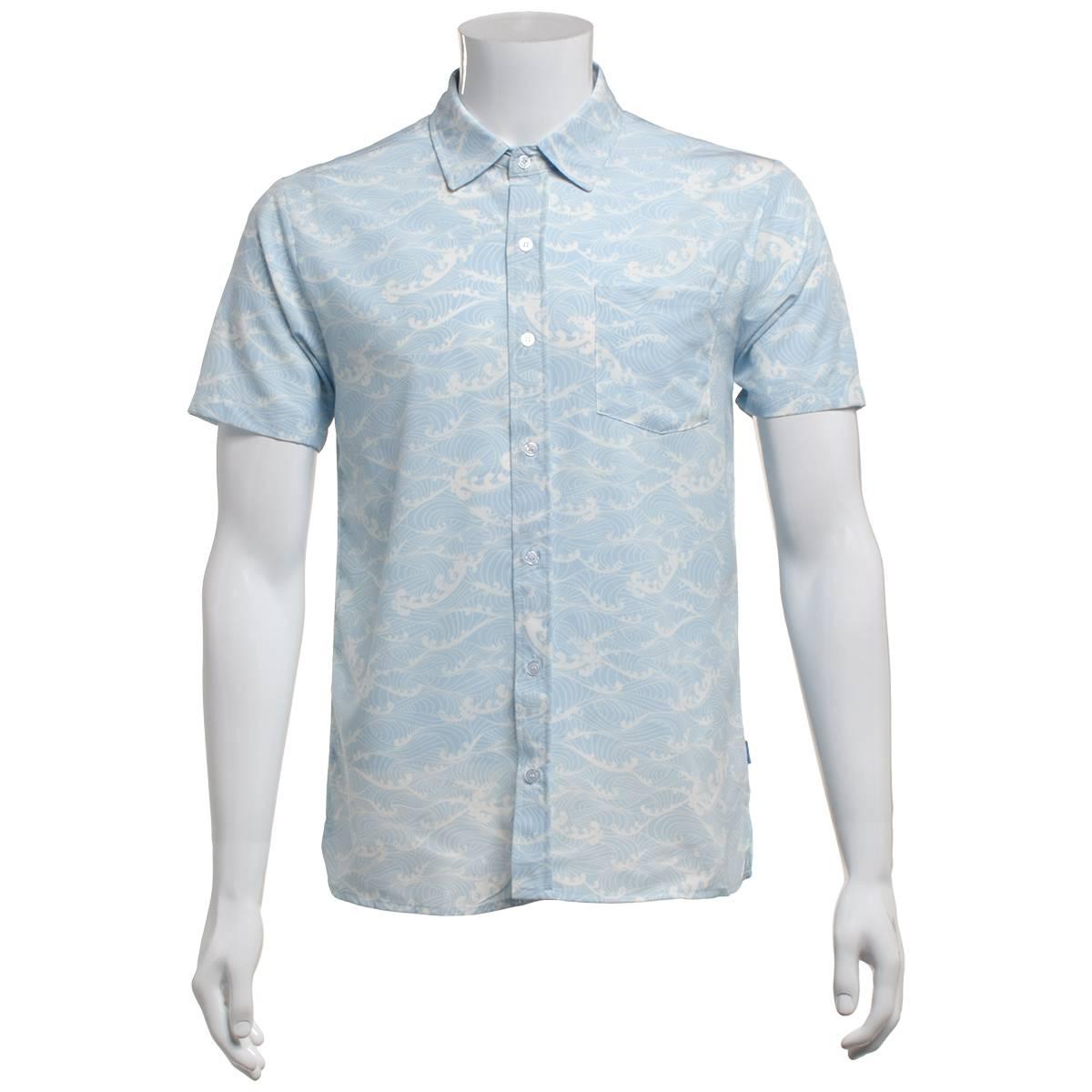 Click here for Mens VSTR Waves Short Sleeve Button Down Shirt prices