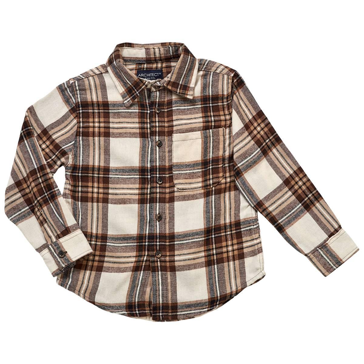 Click here for Boys (4-7) Architect(R) Jean Co. Flannel Shirt - C... prices
