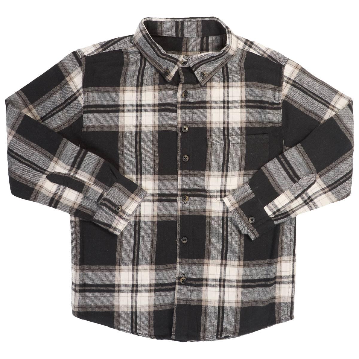 Click here for Boys (8-20) Architect(R) Flannel Shirt - Black/San... prices