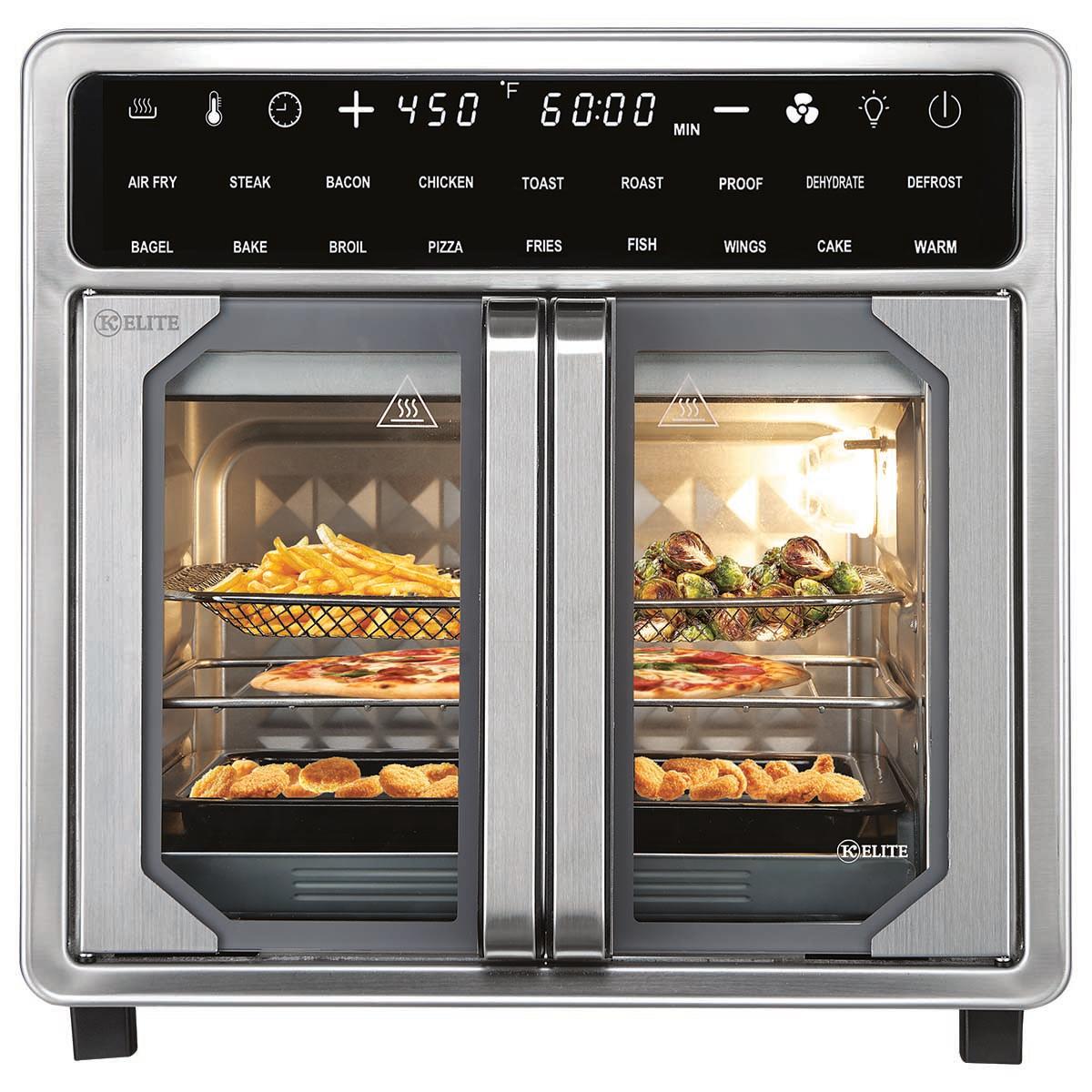 Click here for Kitchen Elite 16qt French Door Air Fryer Oven prices