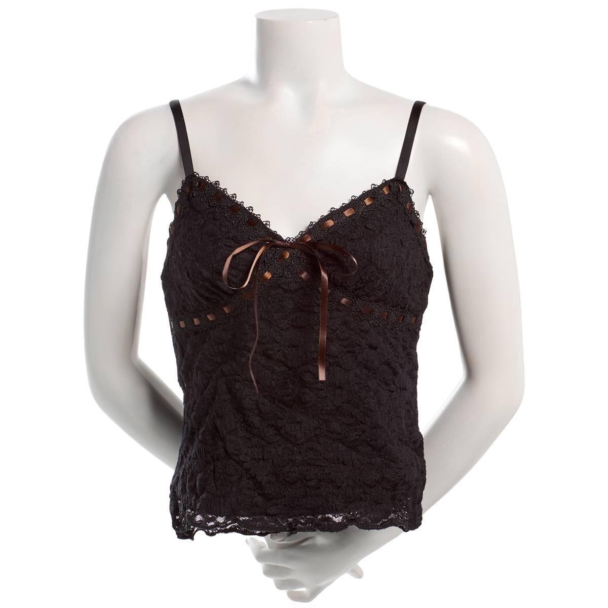 Click here for Juniors Madden Girl Stretch Eyelet Lace Trim Camis... prices