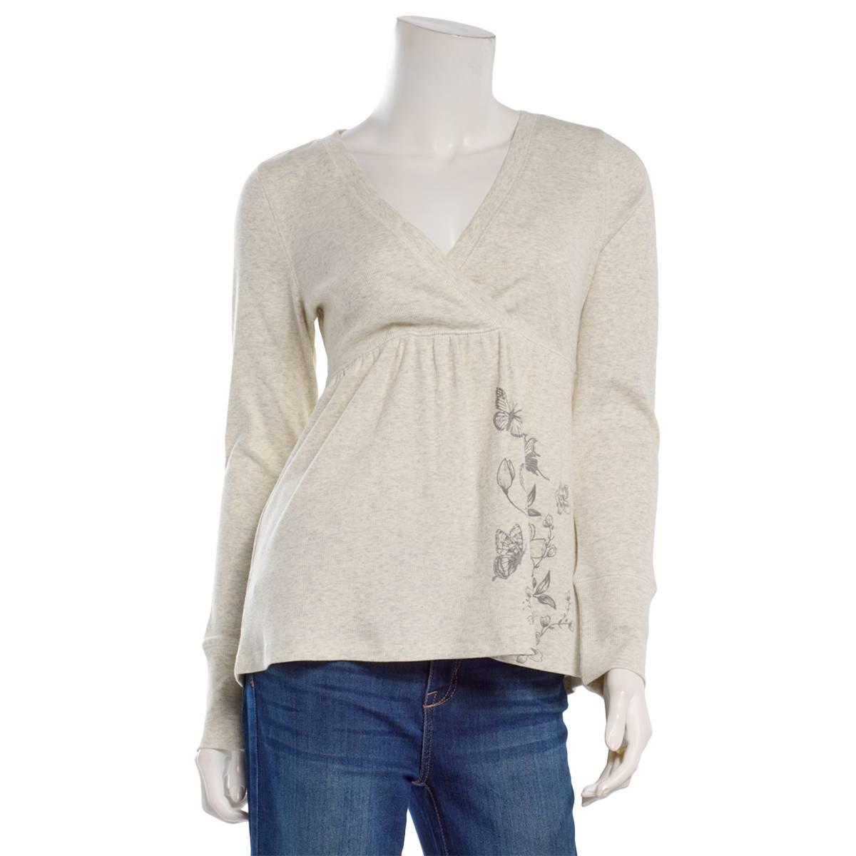 Click here for Juniors Madden Girl Long Sleeve Surplice Butterfly... prices