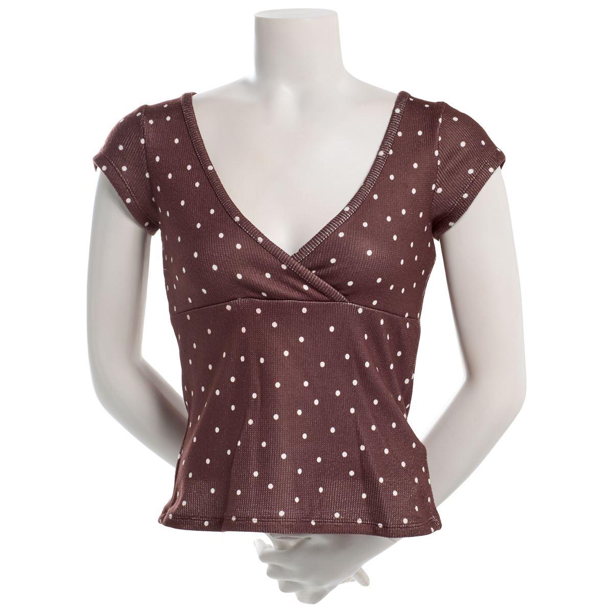 Click here for Juniors Madden Girl Cap Sleeve Plush Waffle Surplu... prices