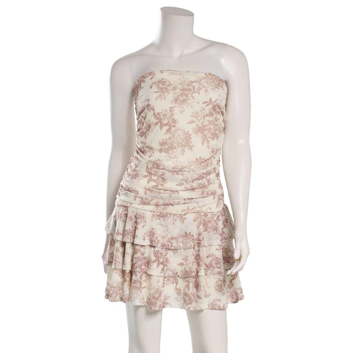 Click here for Juniors Madden Girl Floral Mesh Triple Tier Tube D... prices
