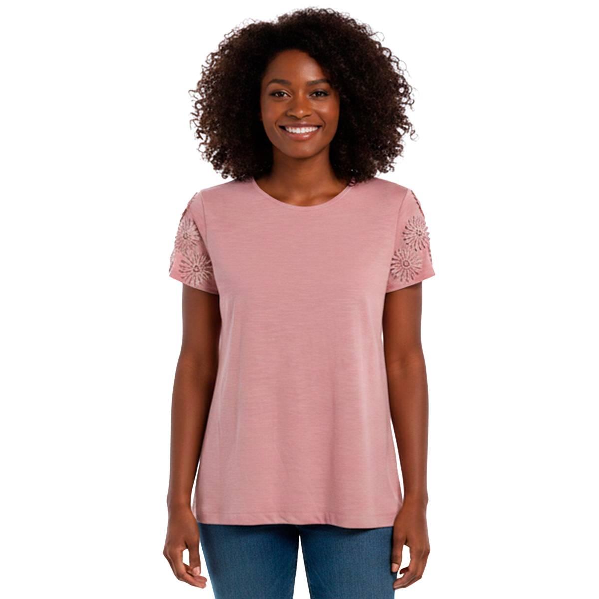 Click here for Womens Absolutely Famous Short Sleeve Embroidered... prices