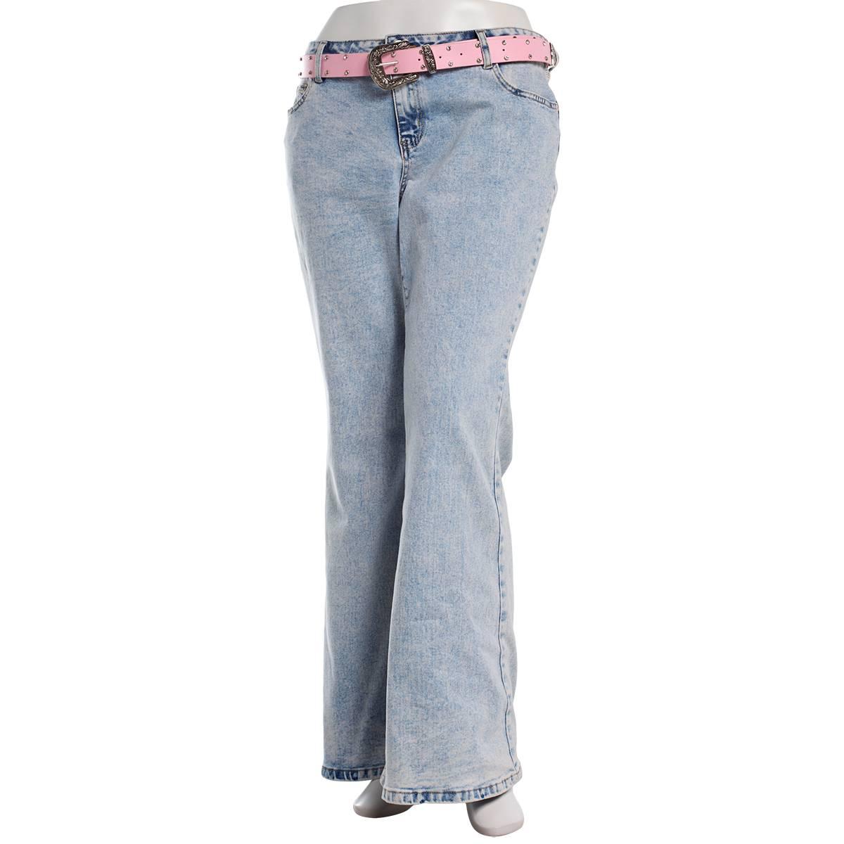 Click here for Juniors Plus Madden Girl Pink Western Belted Flare... prices