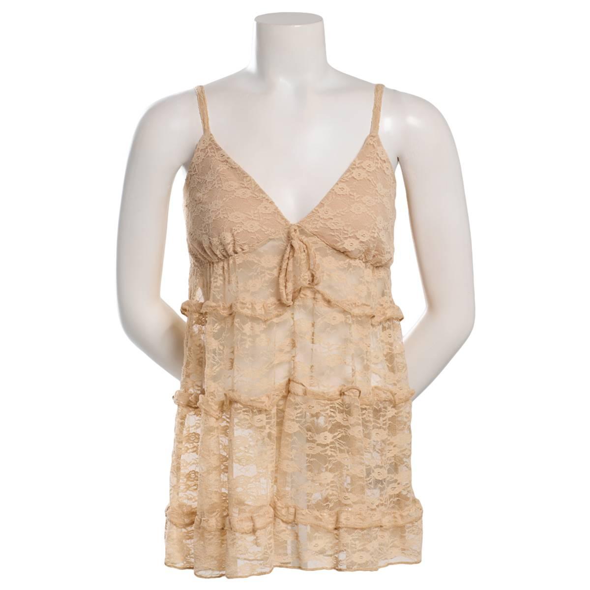 Click here for Juniors Madden Girl Lace Tier Longer Length Camiso... prices