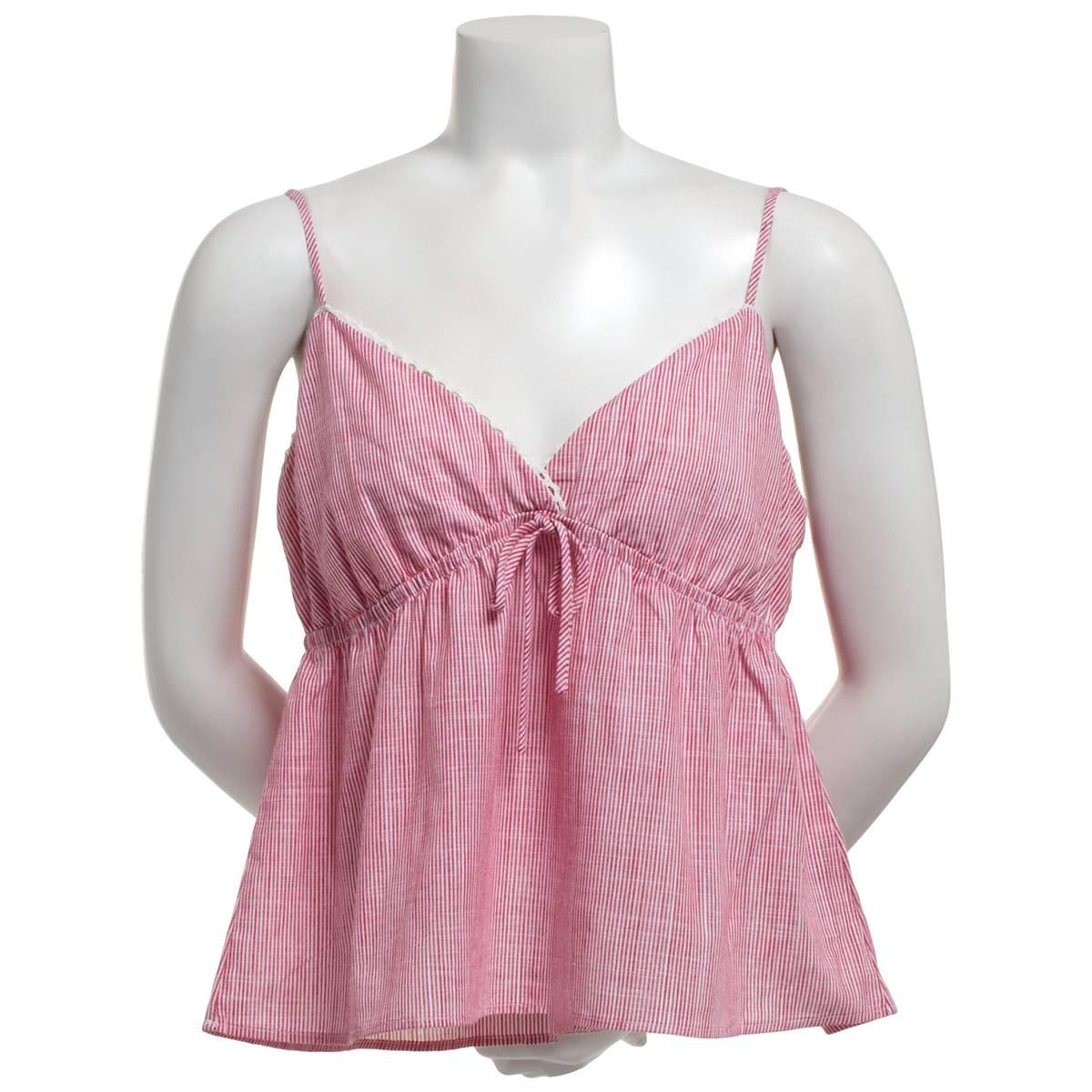 Click here for Juniors Madden Girl Striped Crochet Trim Babydoll... prices