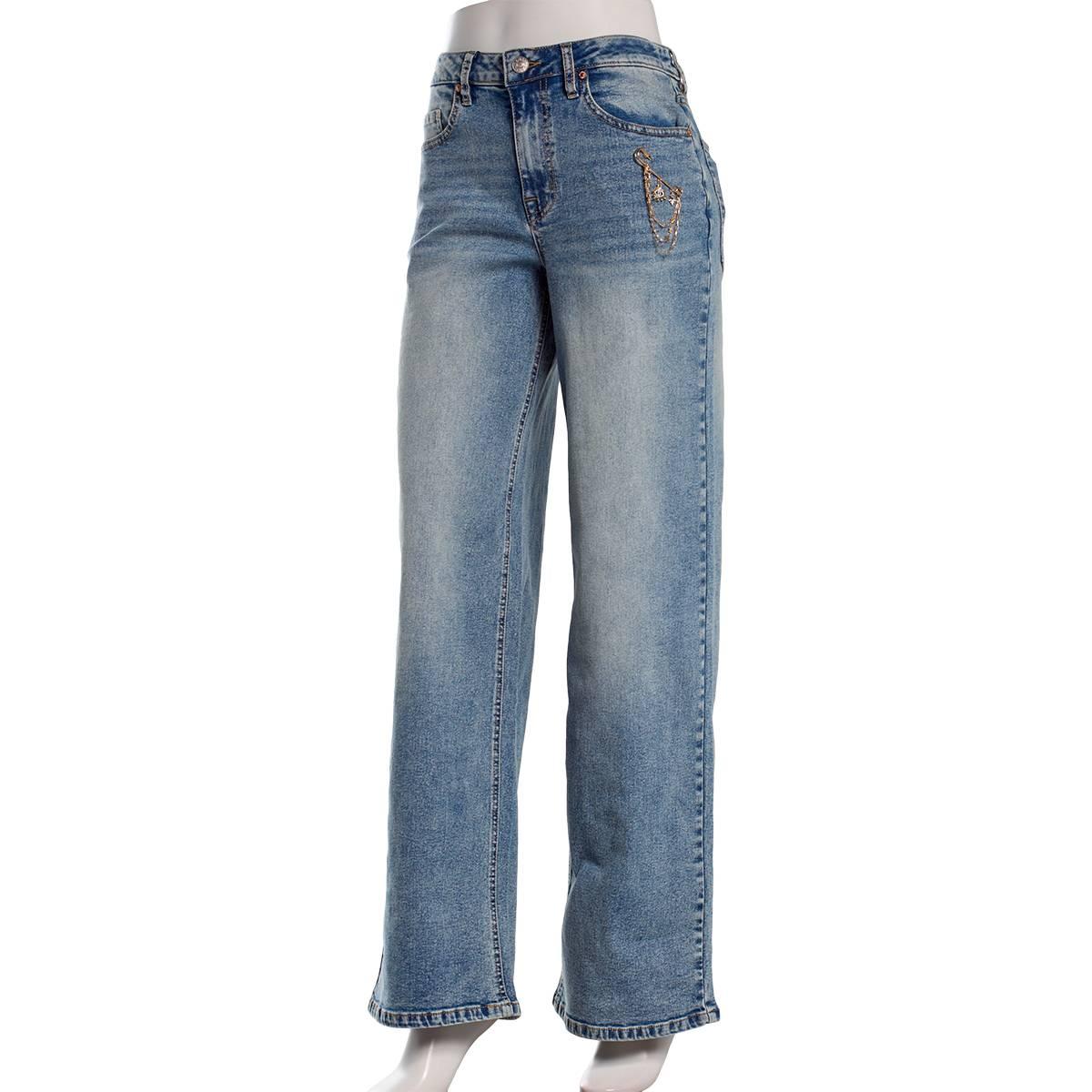 Click here for Juniors Madden Girl Ultra 90s Jeans with Pin Charm... prices