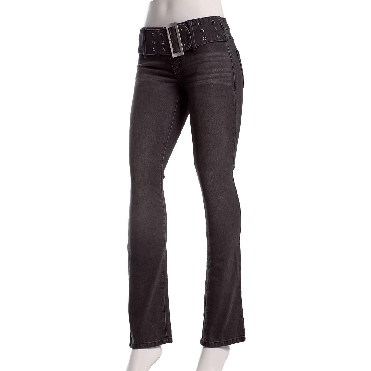 Click here for Juniors Madden Girl Self Belted Bootcut Jeans prices