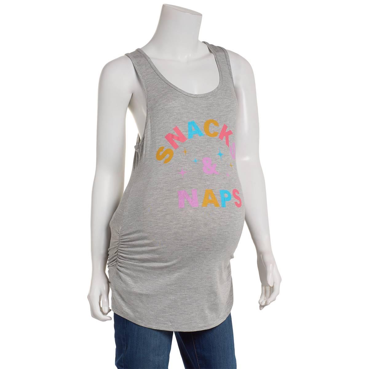 Click here for Womens Due Time Maternity Snacks & Naps Racerback... prices