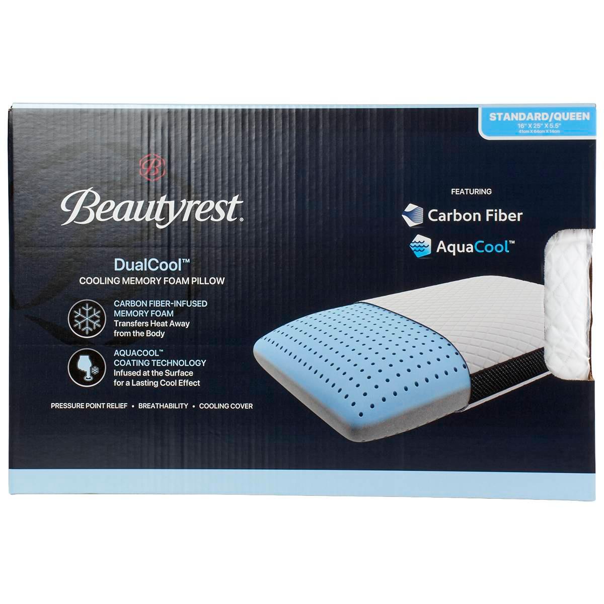 Click here for Beaurtyrest Carbon Fiber Cooling Foam Pillow prices