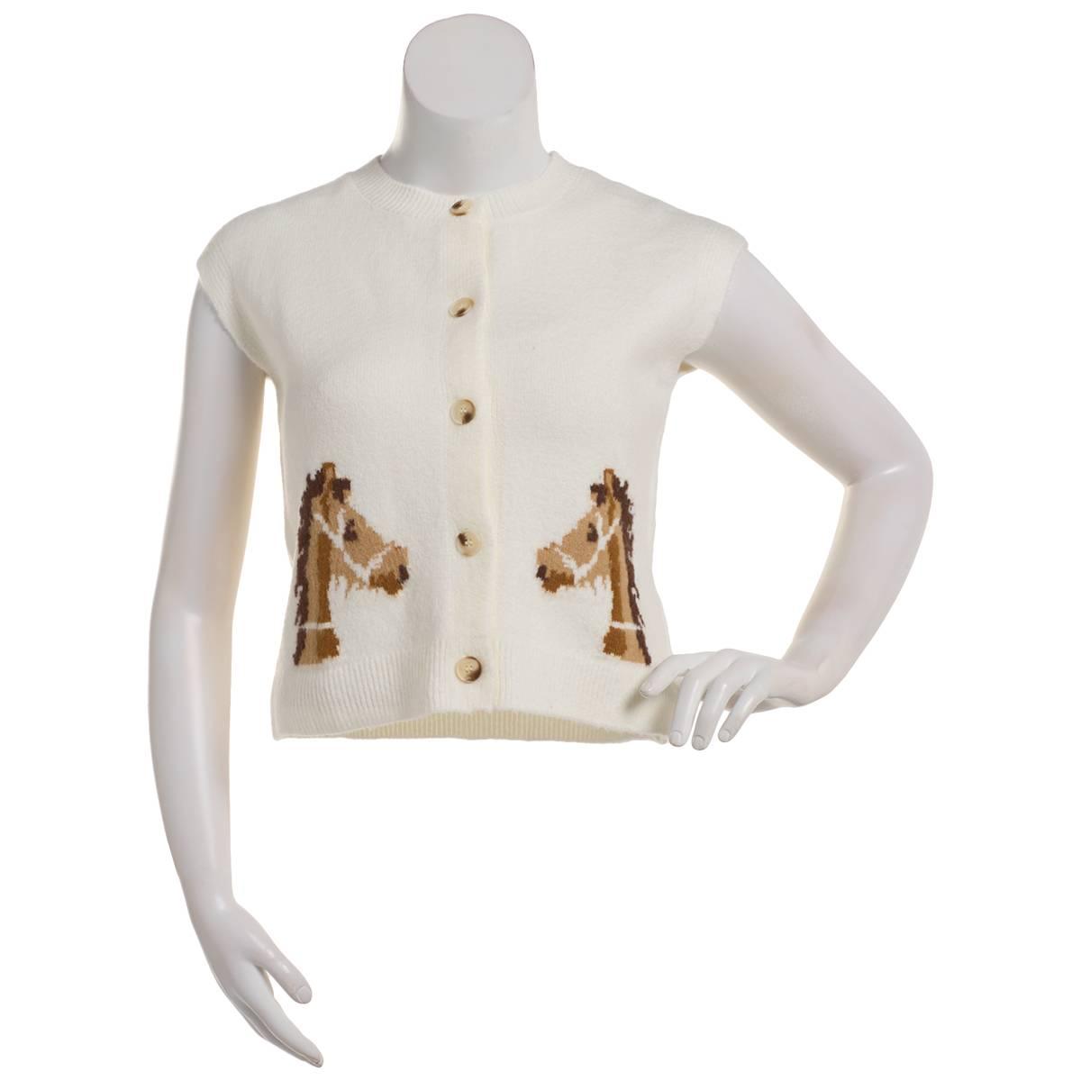 Click here for Juniors Hunter & Brown Button Front Horse Soft Swe... prices