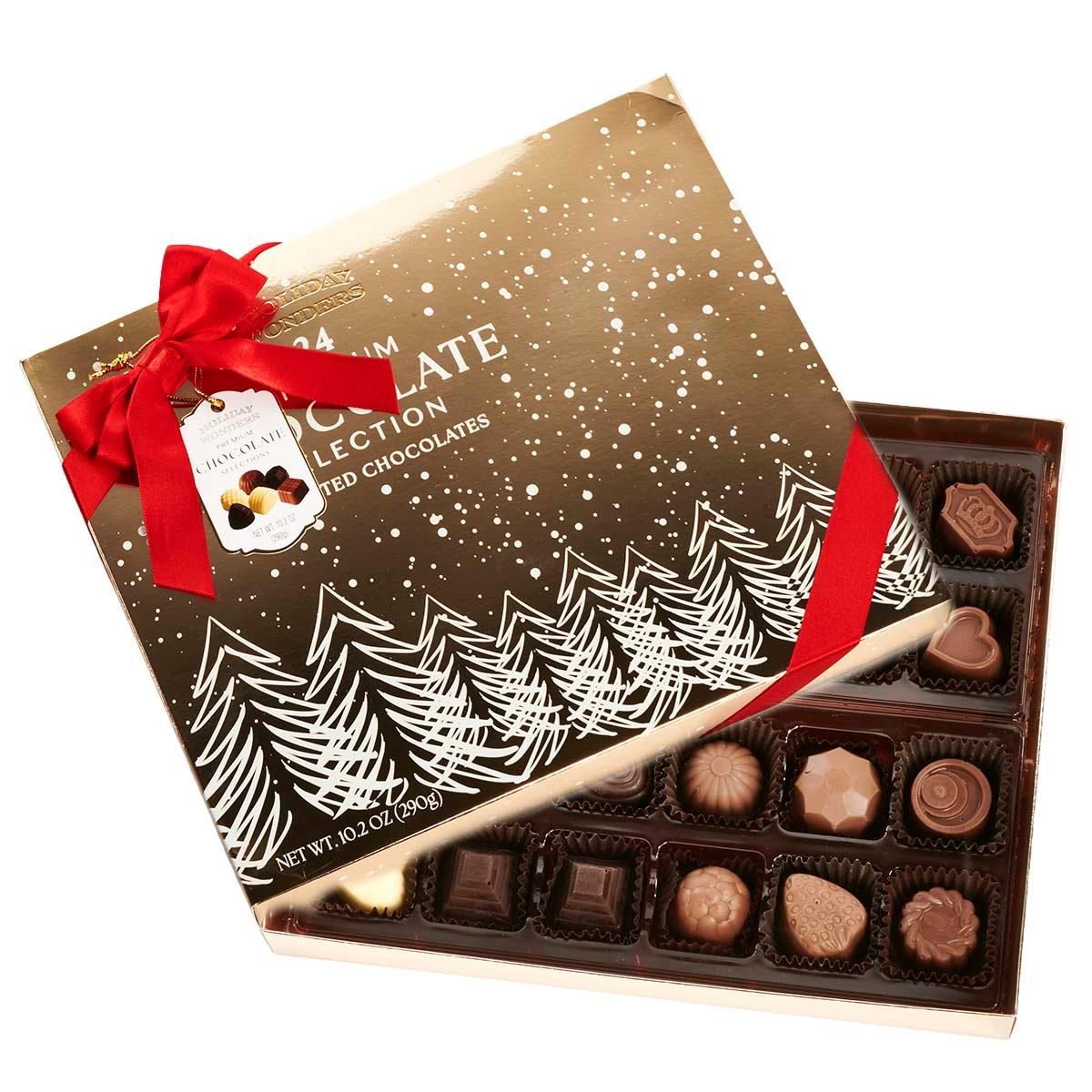 Click here for Holiday Wonders 24 Assorted Truffles Medium Box prices