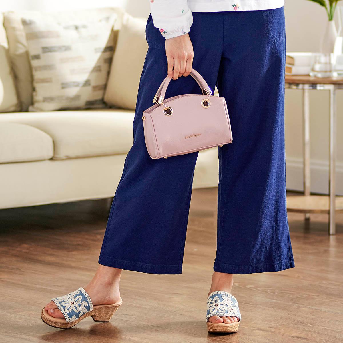 Click here for Womens LANDS END(R) Straight Leg Drapey Ankle Pant... prices