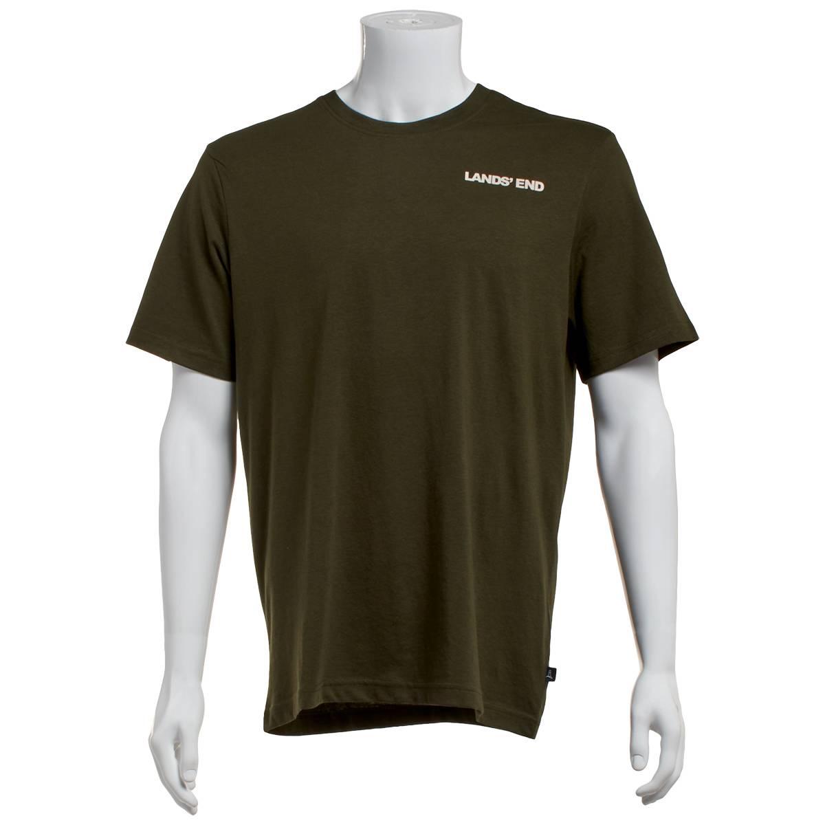 Click here for Mens LANDS END(R) Short Sleeve Graphic Tee - Fores... prices