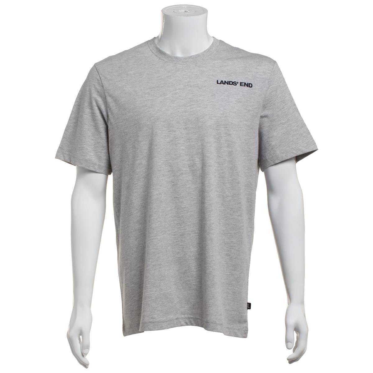 Click here for Mens LANDS END(R) Short Sleeve Graphic Tee - Light... prices