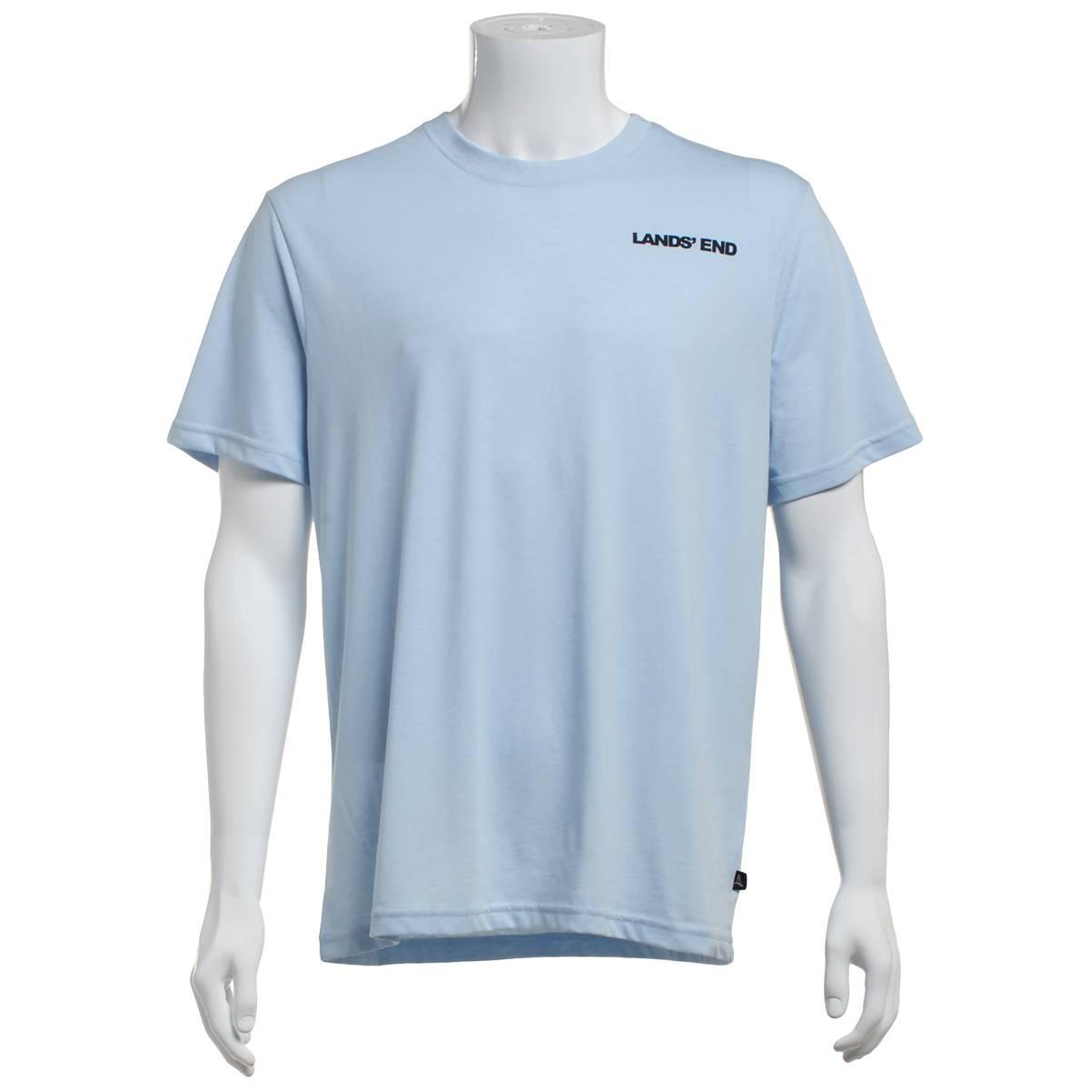Click here for Mens LANDS END(R) Short Sleeve Tee - Skyway prices