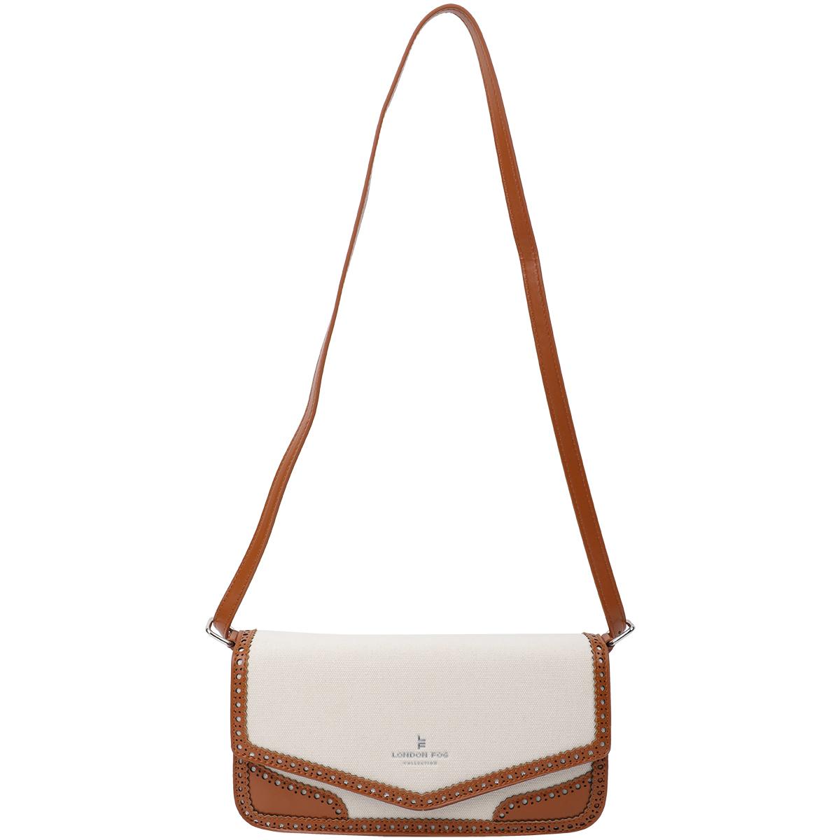 Click here for London Fog Vivian Canvas Crossbody prices