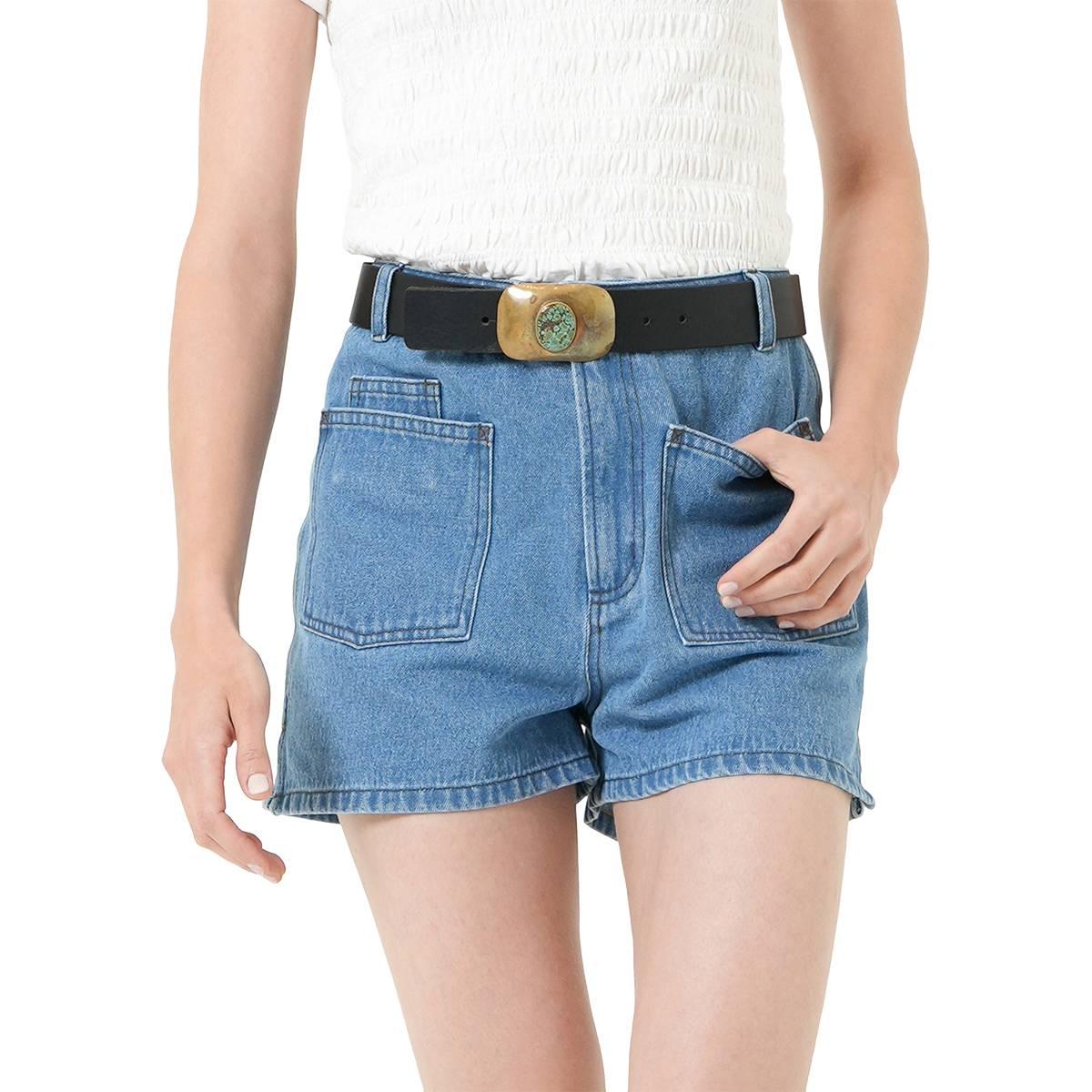 Click here for Womens MNK Five Pocket Denim Shorts prices