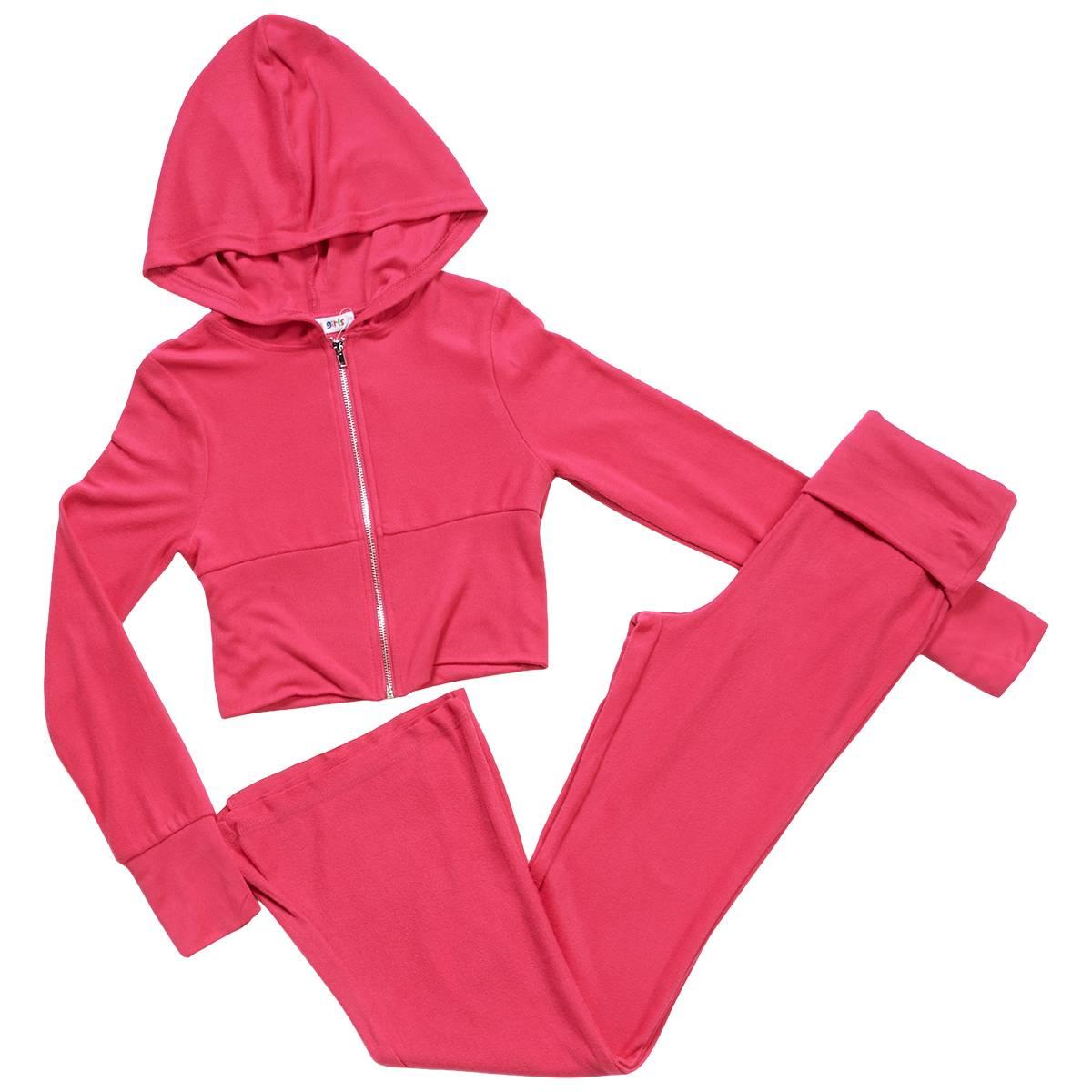 Click here for Girls (7-16) Me Jane Long Sleeve Zip Up Hooded Top... prices