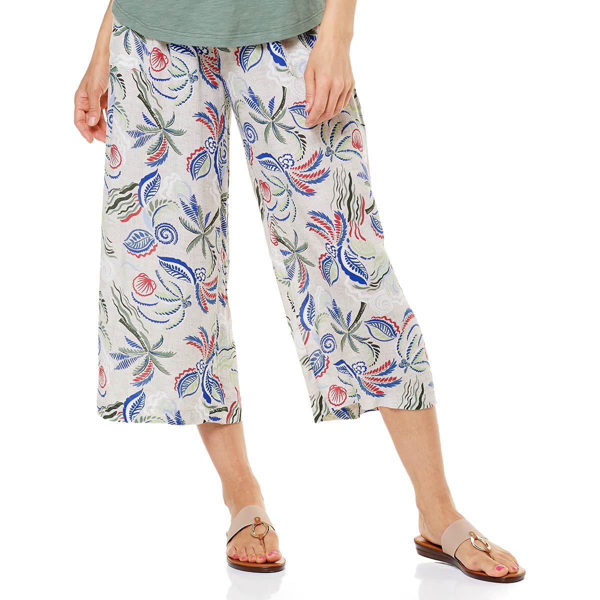 Click here for Petite Preswick & Moore(R) Tropical Gauze Cropped... prices
