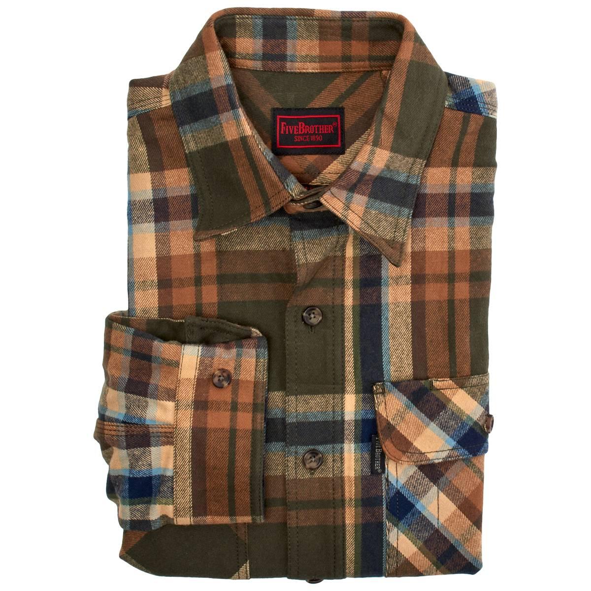 Click here for Mens Big & Tall FiveBrother(R) Long Sleeve Flannel... prices