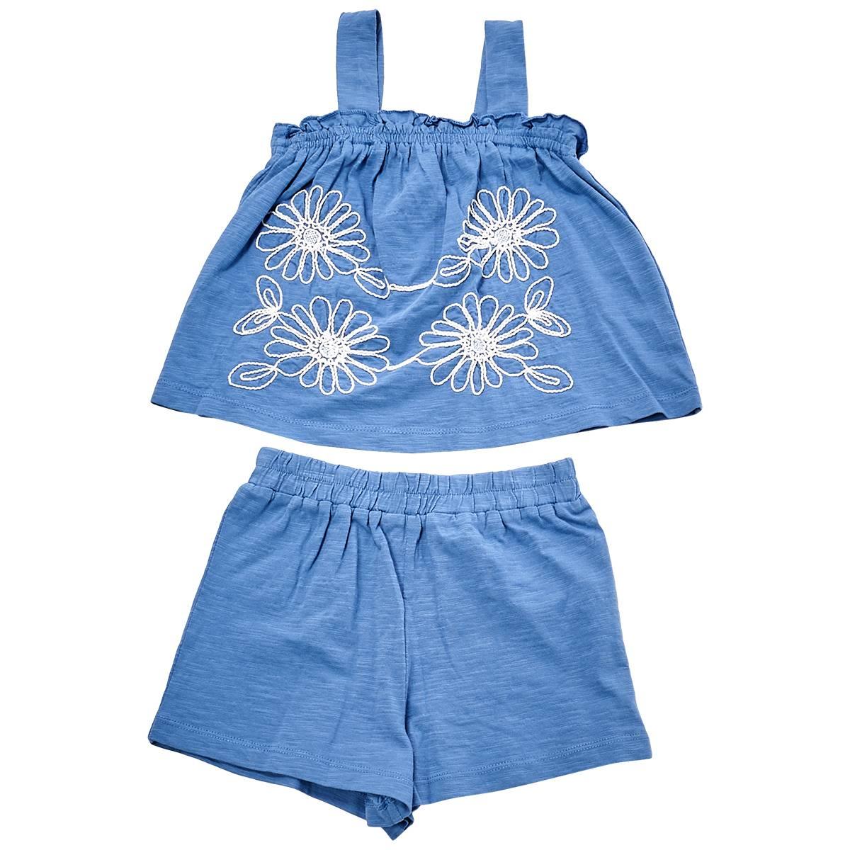 Click here for Girls (4-6x) Kiwi 2pc. Soutache Flowers Knit Top w... prices