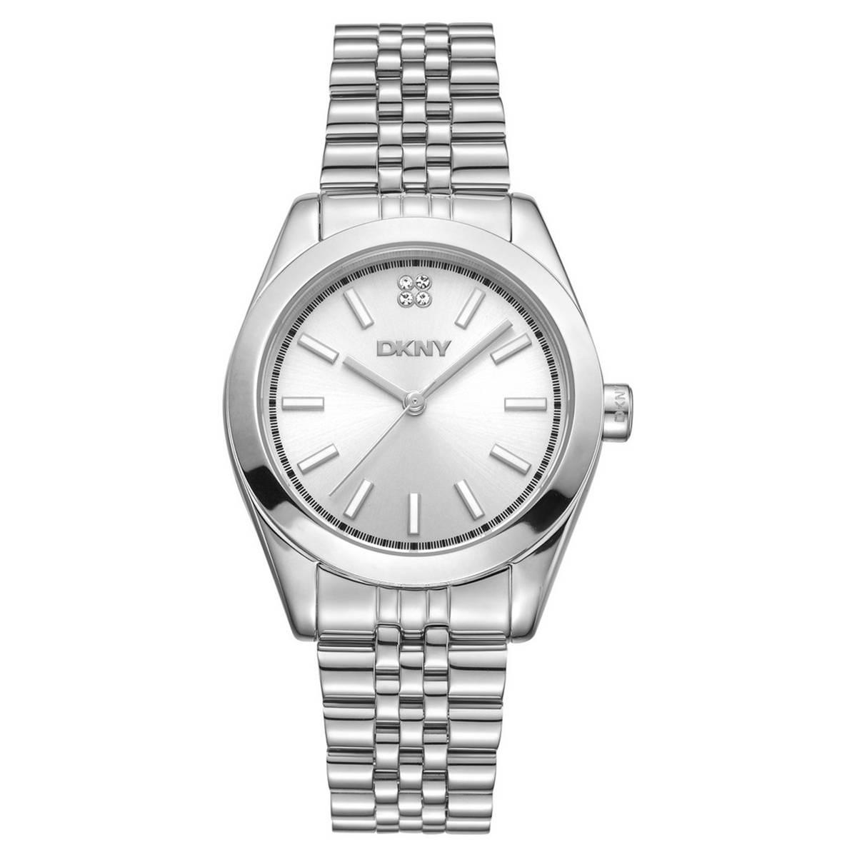 Click here for Womens DKNY Nolita Midi Silver Dial Bracelet Watch... prices