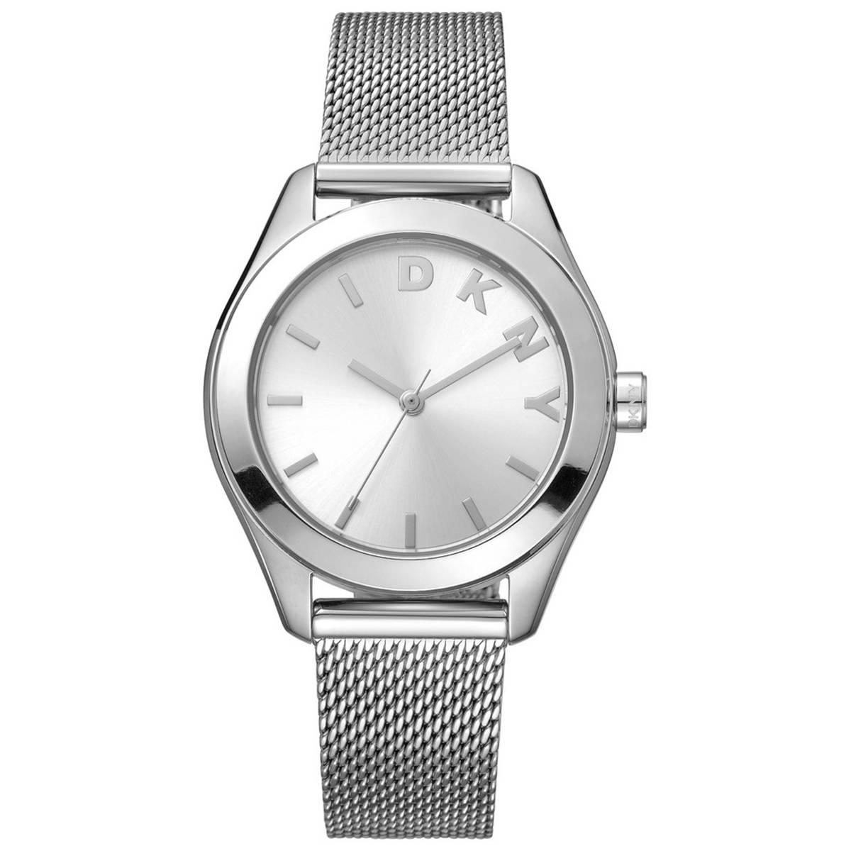 Click here for Womens DKNY Astoria Logo Silver Dial Watch - DK1L0... prices