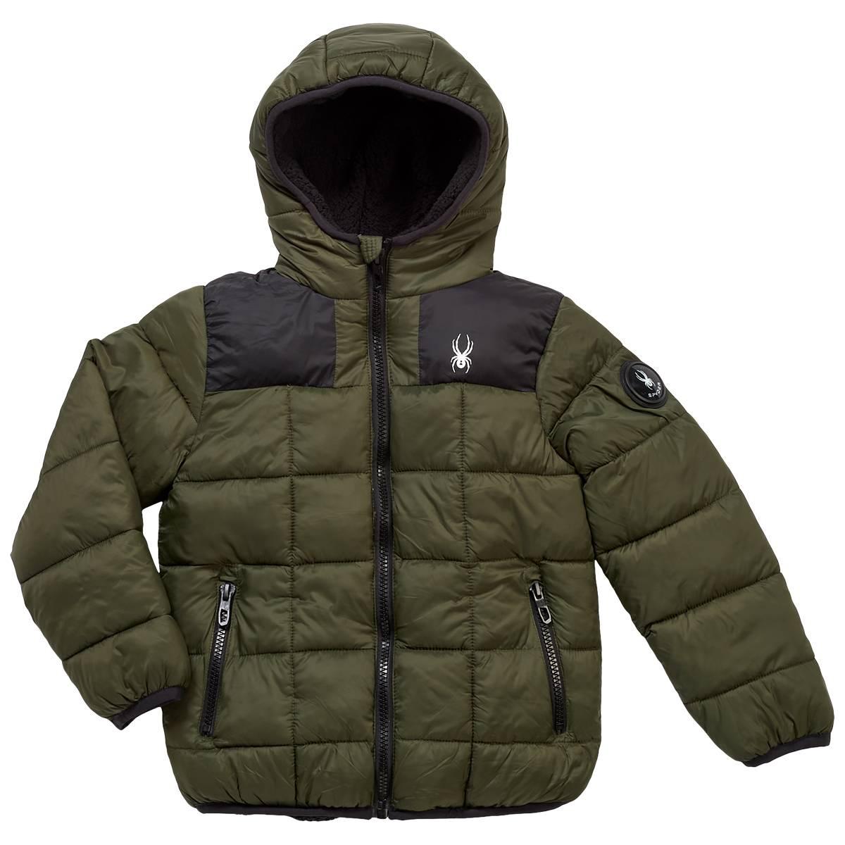 Click here for Boys (8-18) Spyder Shell Puffer with Fleece Lining prices