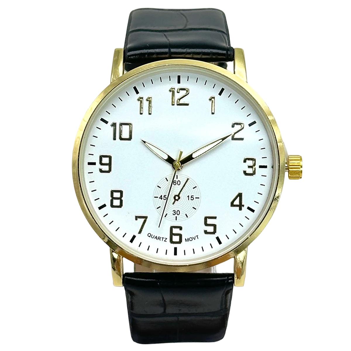 Click here for Mens Gold Easy-Read Subdial Quartz Watch - MWPU03B... prices