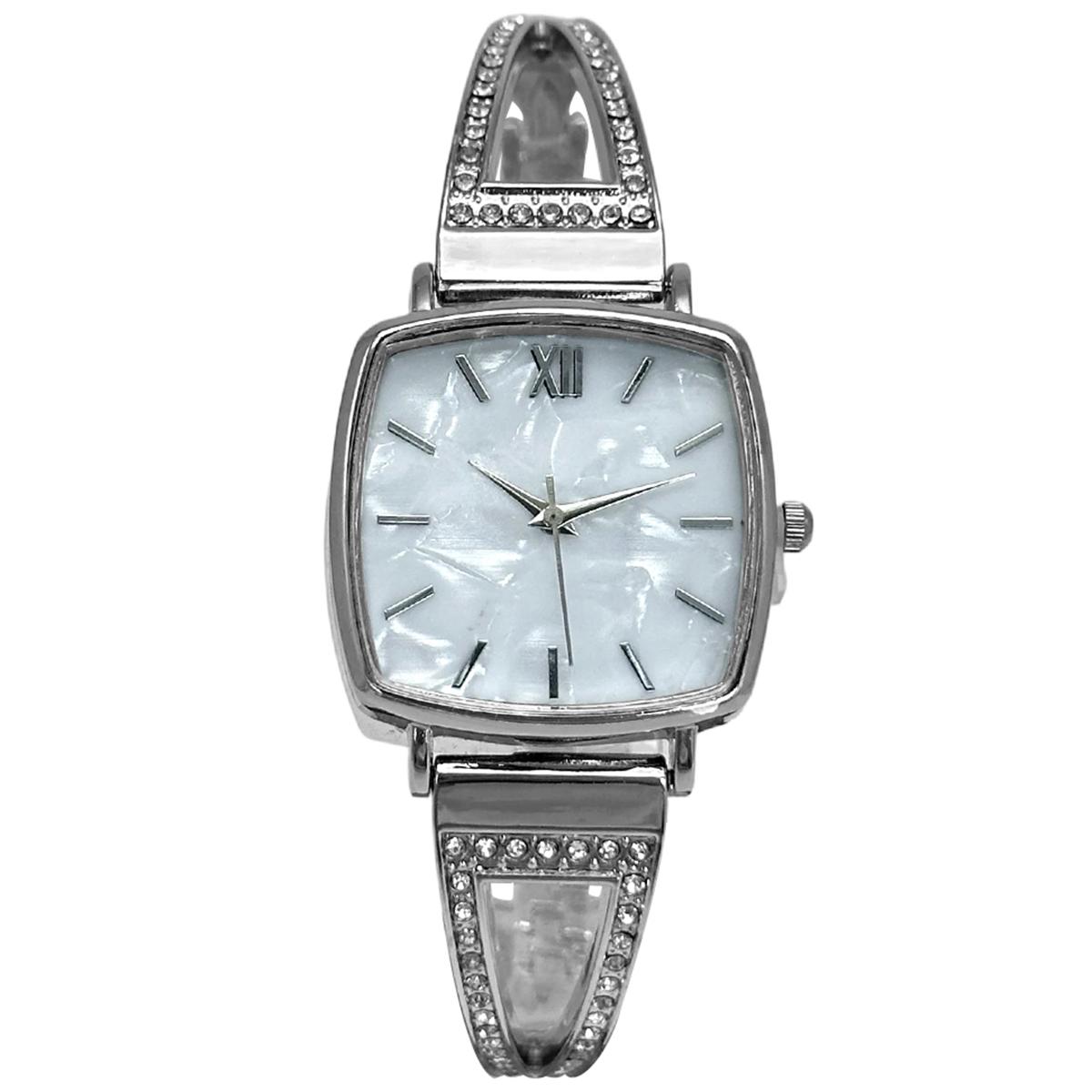Click here for Womens Mother of Pearl Dial Silver Quartz Watch -... prices
