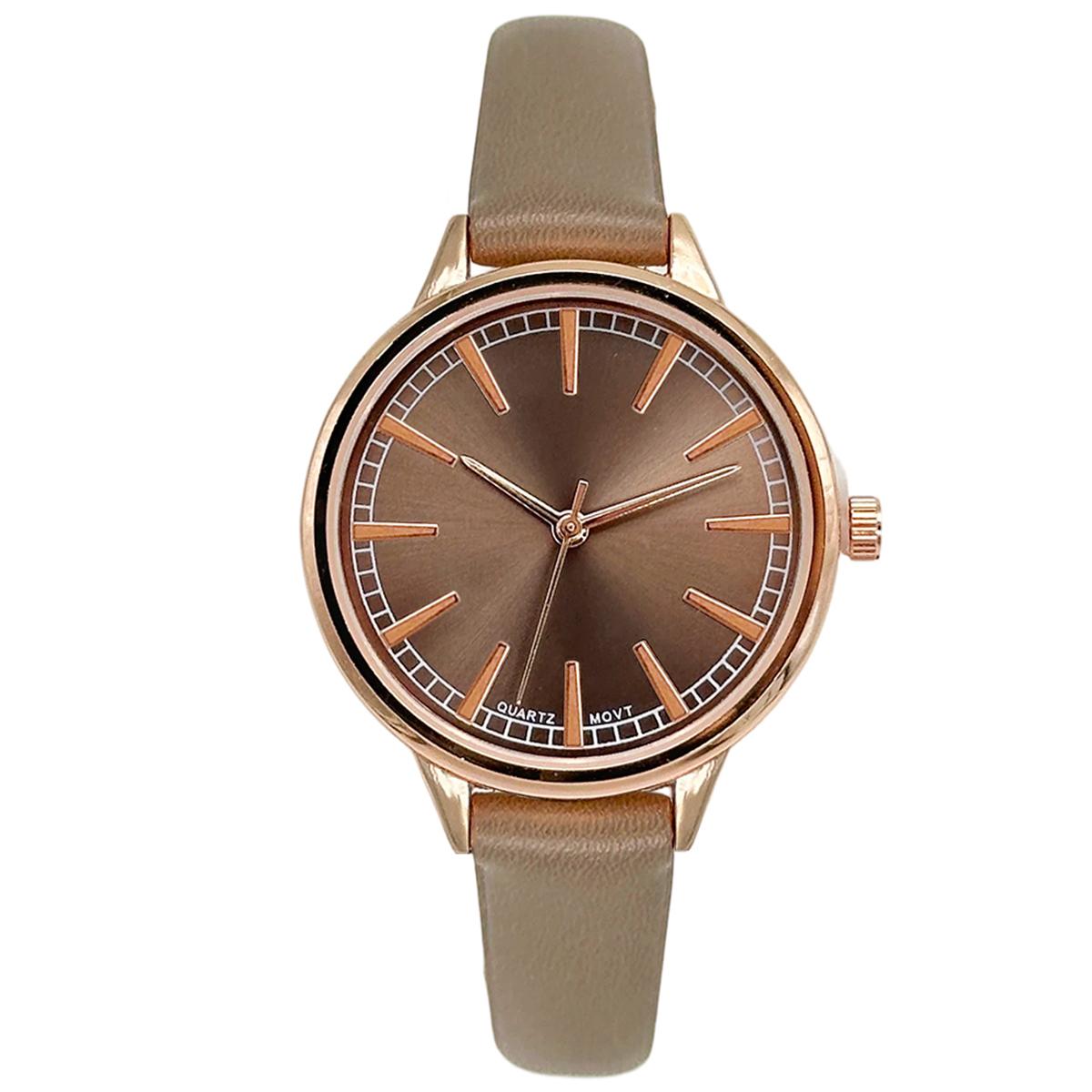 Click here for Womens Rose Gold Easy-Read Dial Quartz Watch - LWP... prices