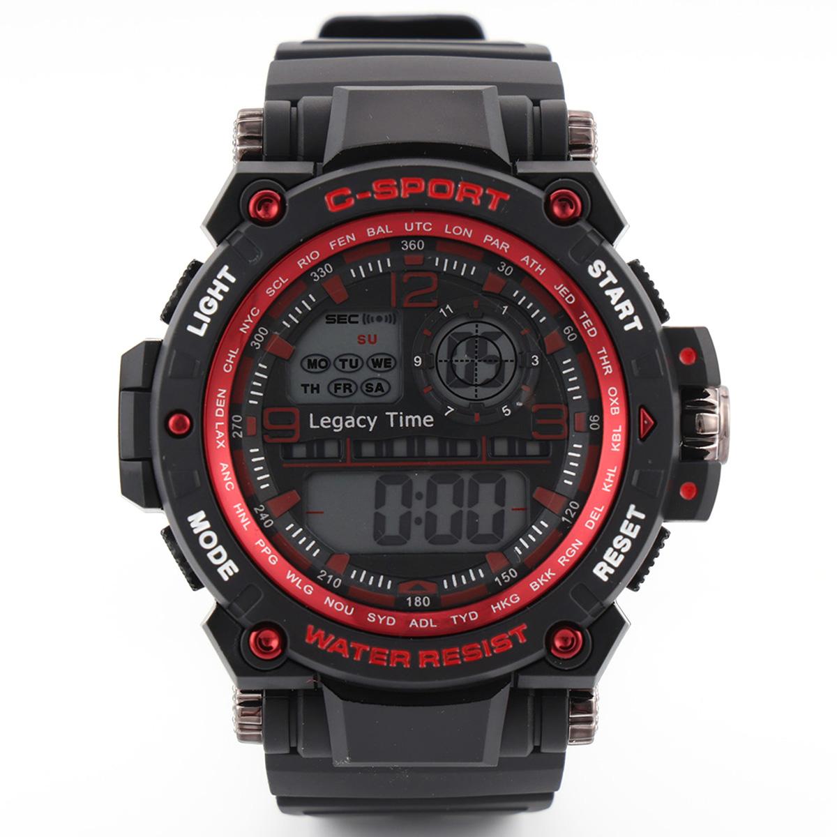 Click here for Mens C-Sport Digital Watch - 26-085W-RED prices