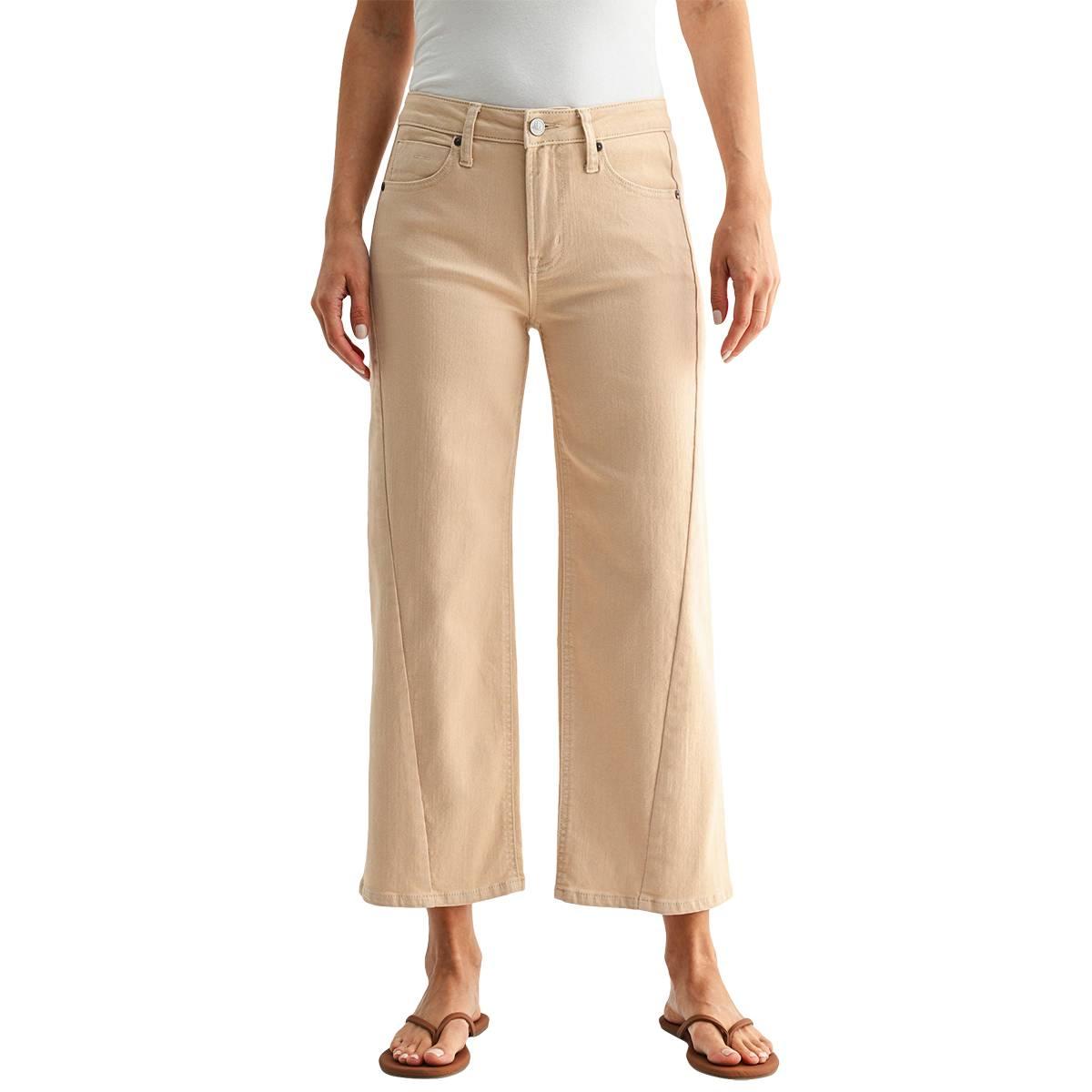 Click here for Womens CITY BLUES Forward Seam Cropped Wide Leg Co... prices