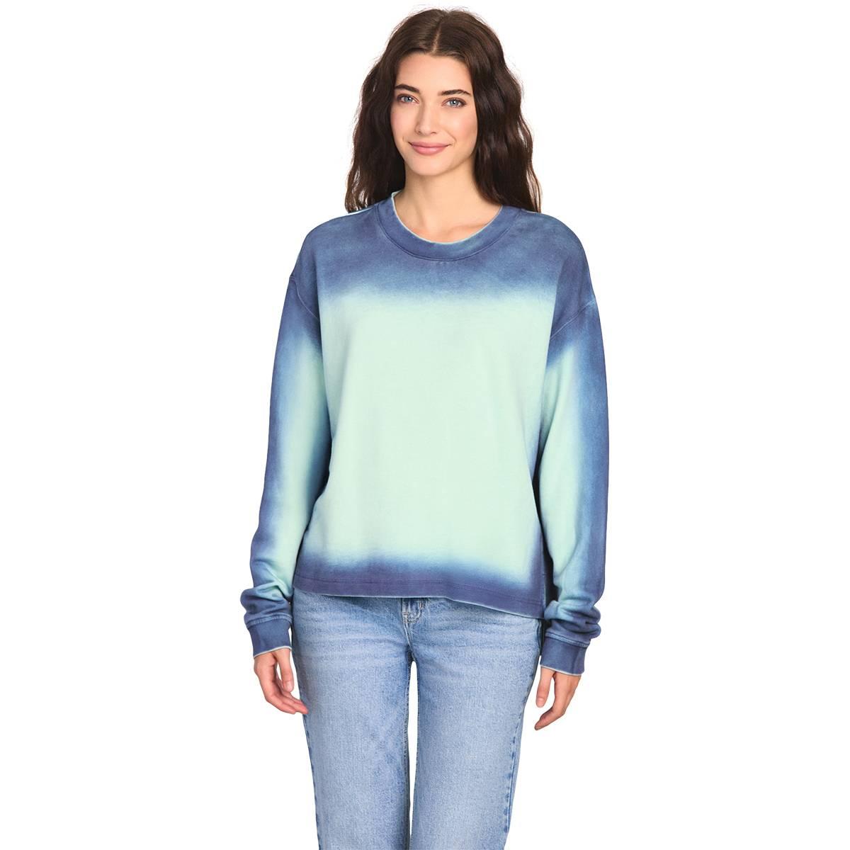 Click here for Womens CITY BLUES Round Neck Spot Tie Dye Sweatshi... prices