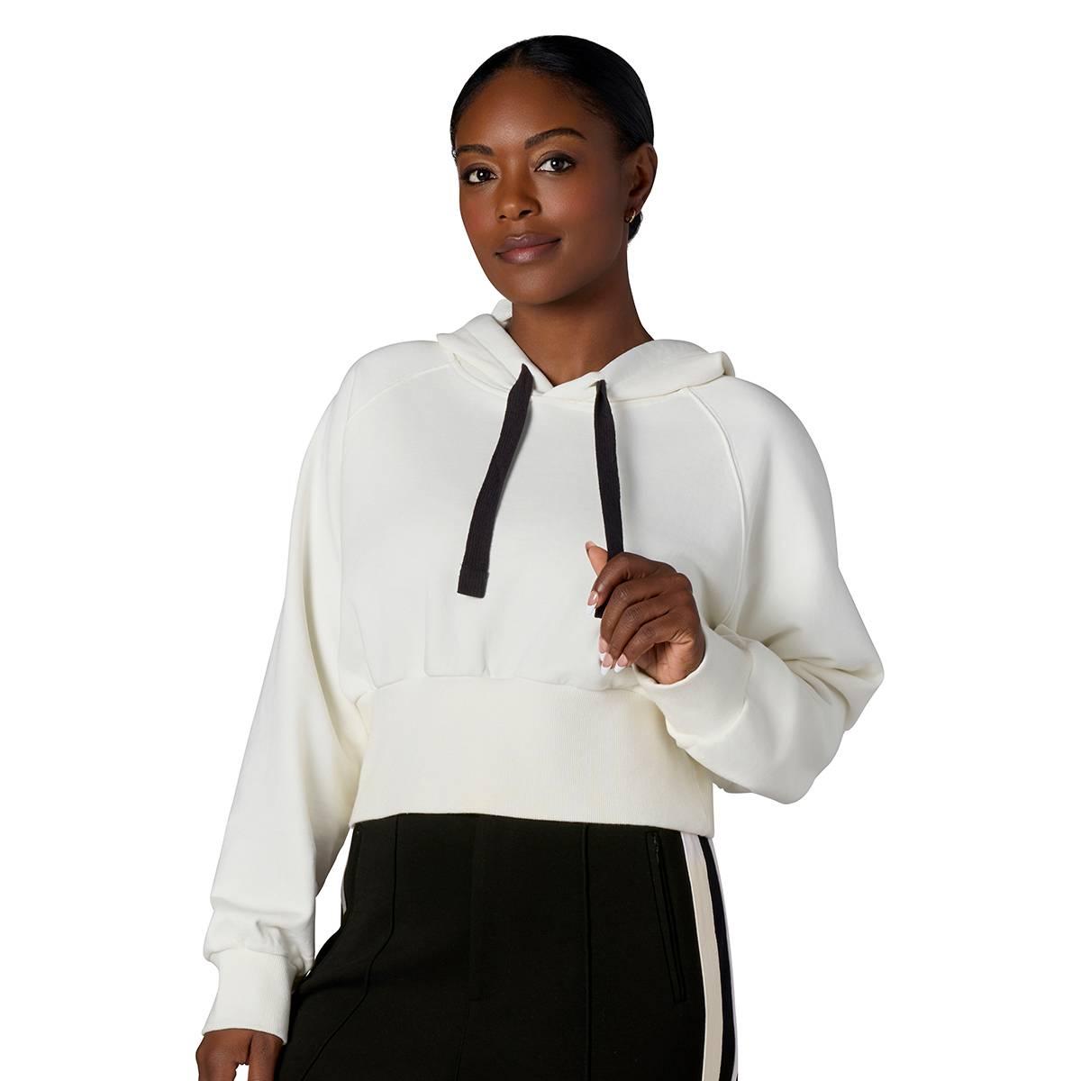 Click here for Womens CITY BLUES Long Sleeve Cropped Hoodie prices