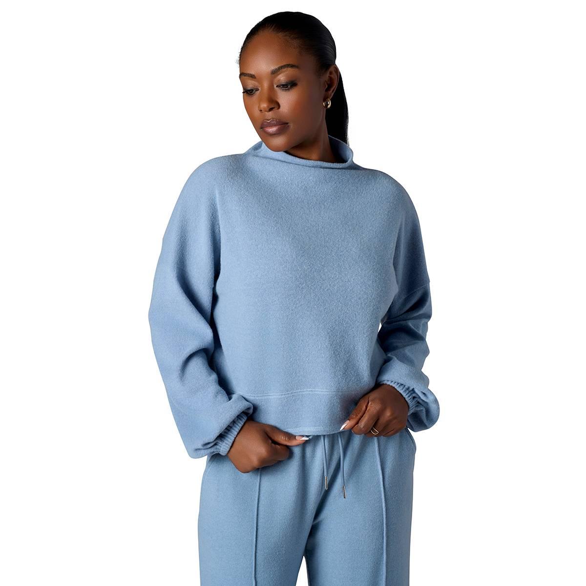 Click here for Womens CITY BLUES Long Sleeve Funnel Neck Sweatshi... prices