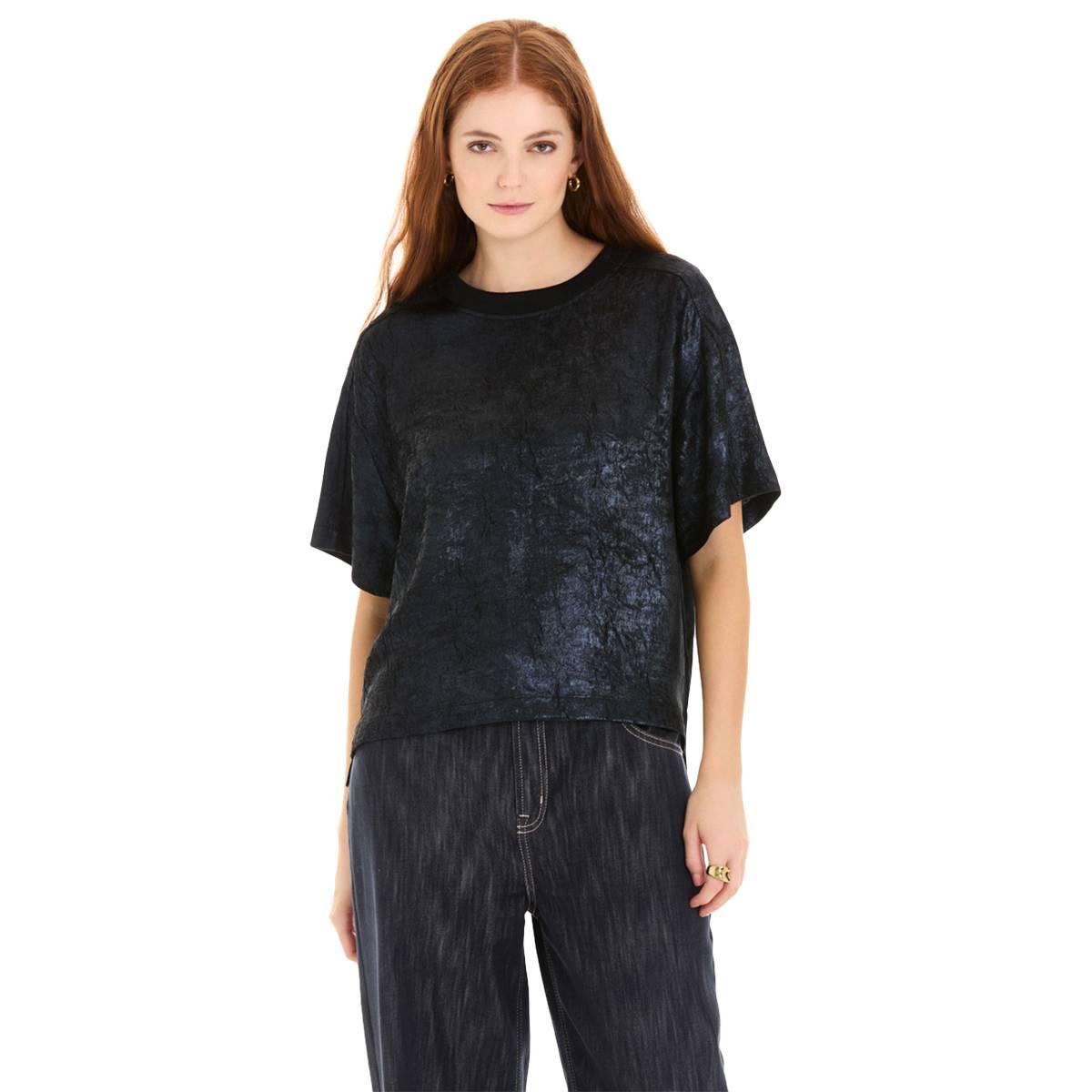 Click here for Womens CITY BLUES 1/4 Back Zipper High Low Blouse prices