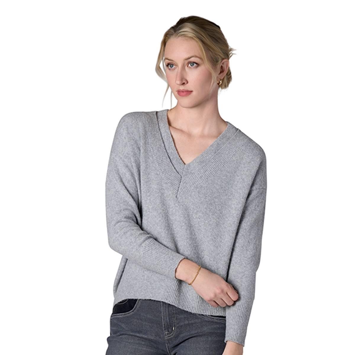 Click here for Womens CITY BLUES Cite Long Sleeve Double V Neck S... prices