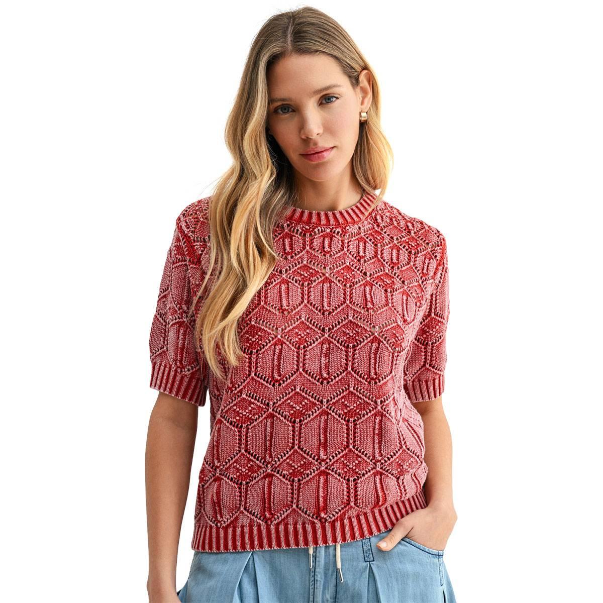 Click here for Womens CITY BLUES Elbow Sleeve Distressed Sweater prices
