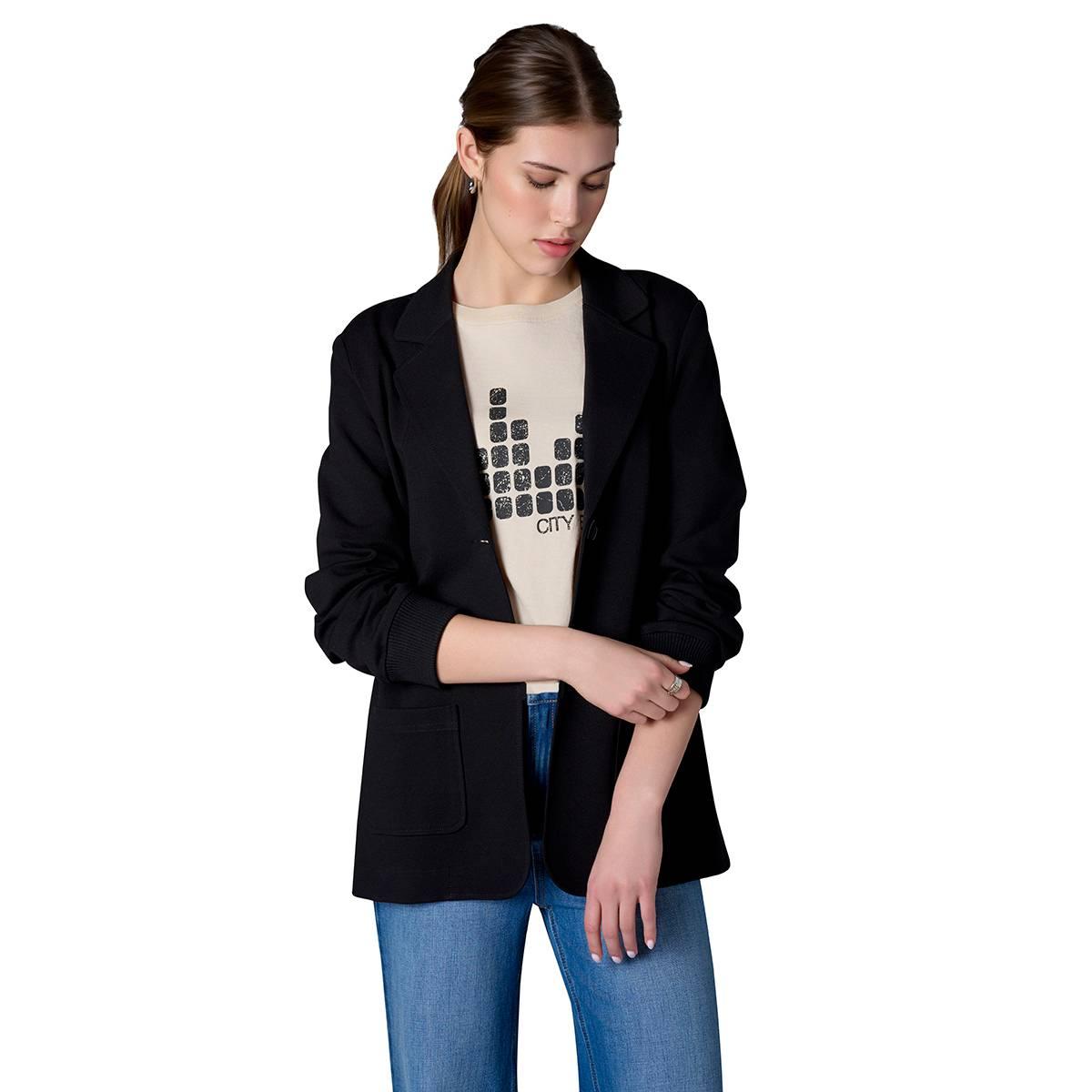 Click here for Womens CITY BLUES Long Sleeve Single Button Blazer prices